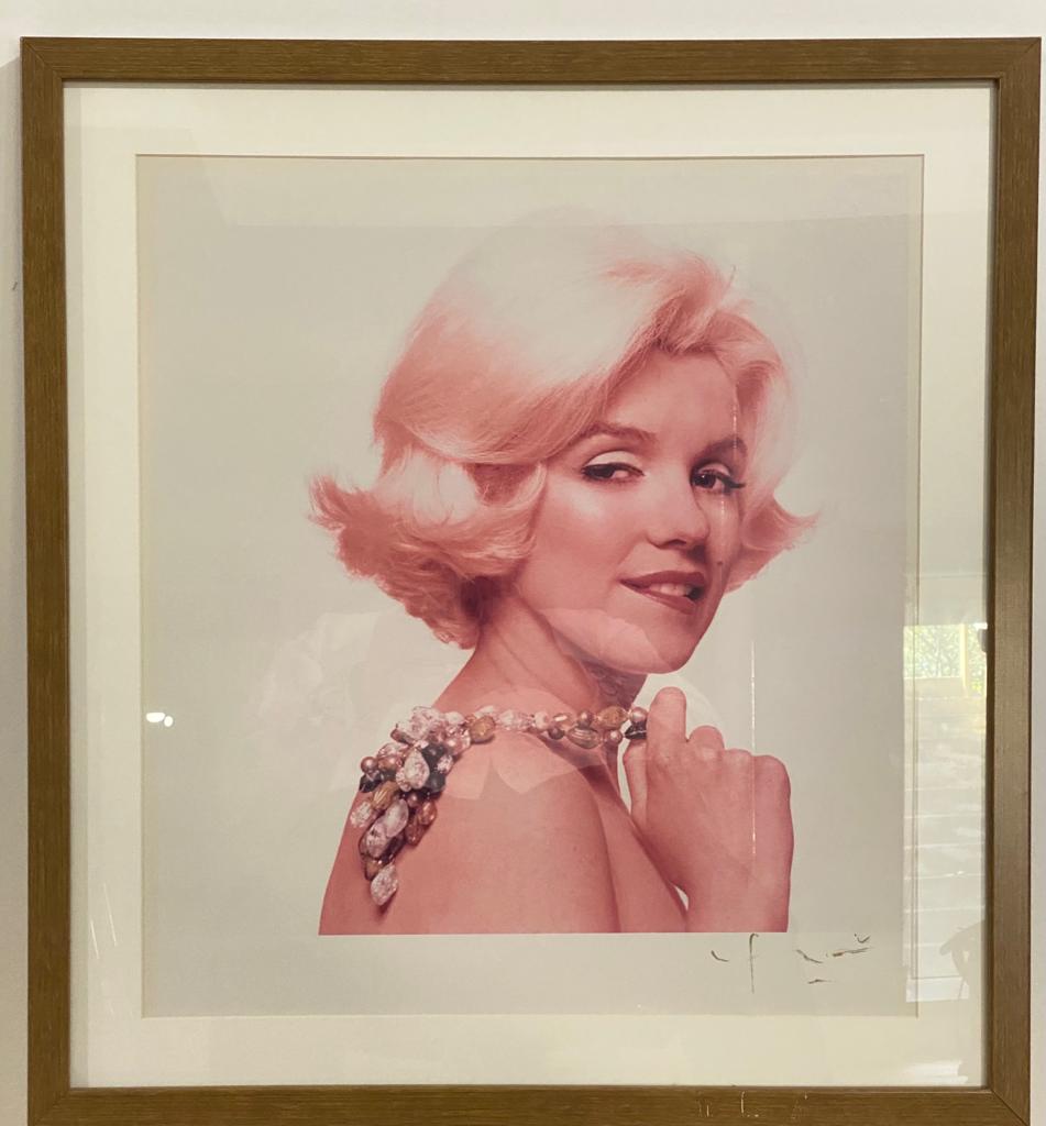 MARILYN MONROE Art Attribute BITING LIP FROM THE LAST SITING, SIGNED ...