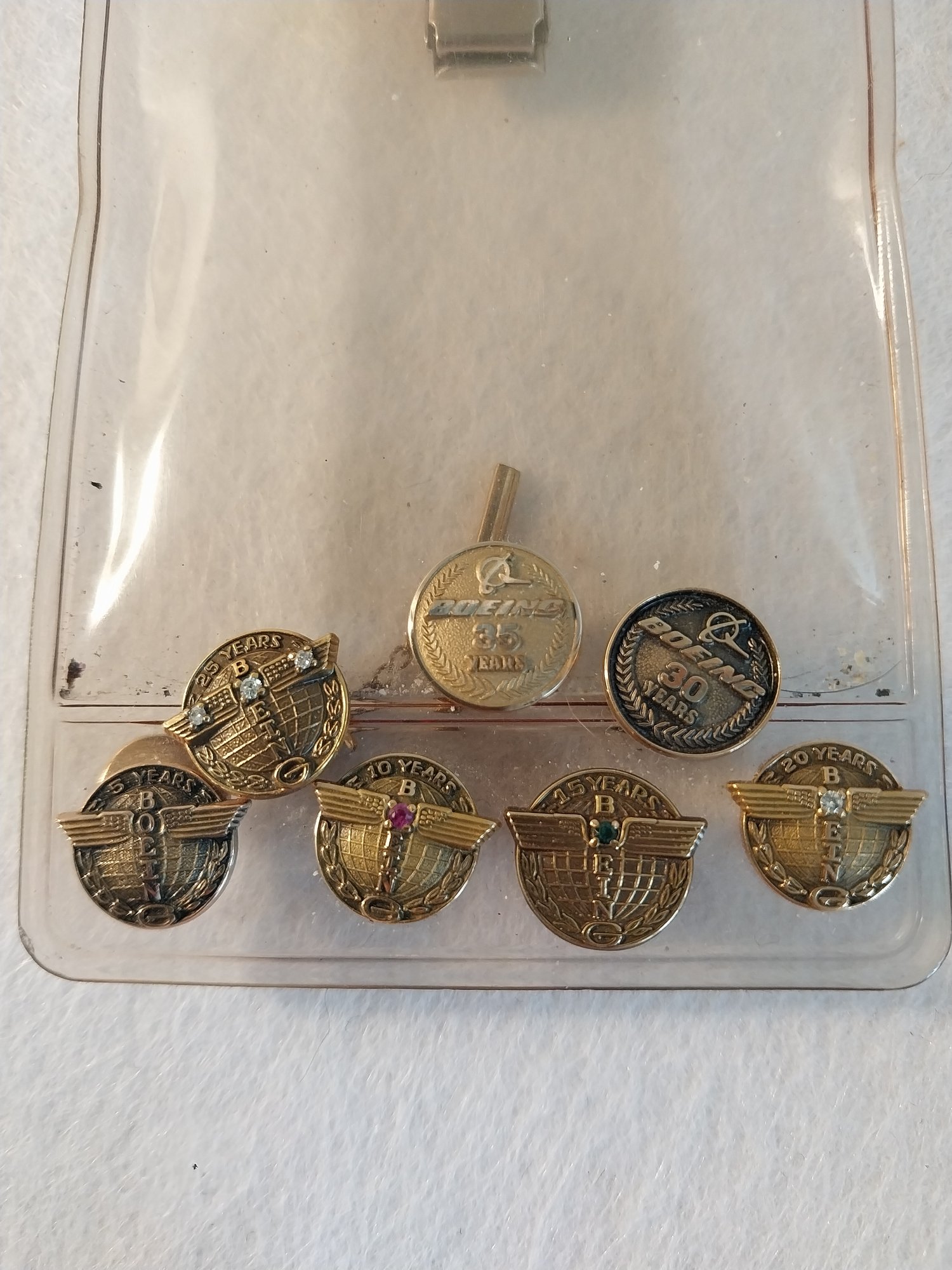 (7) Boeing Service Pins (EF28) #4194 | Auctionninja.com