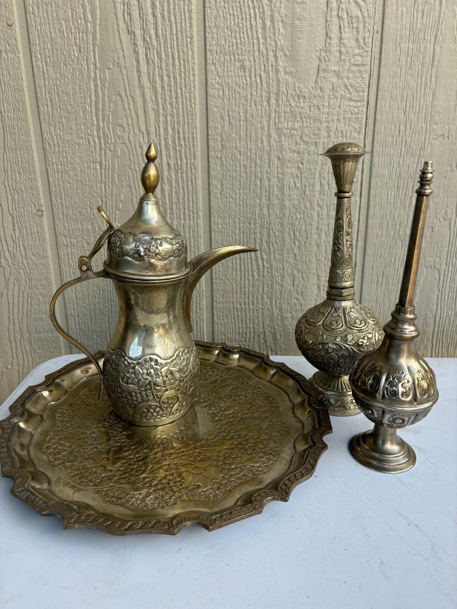 Middle Eastern Silver Set #2944 | Auctionninja.com
