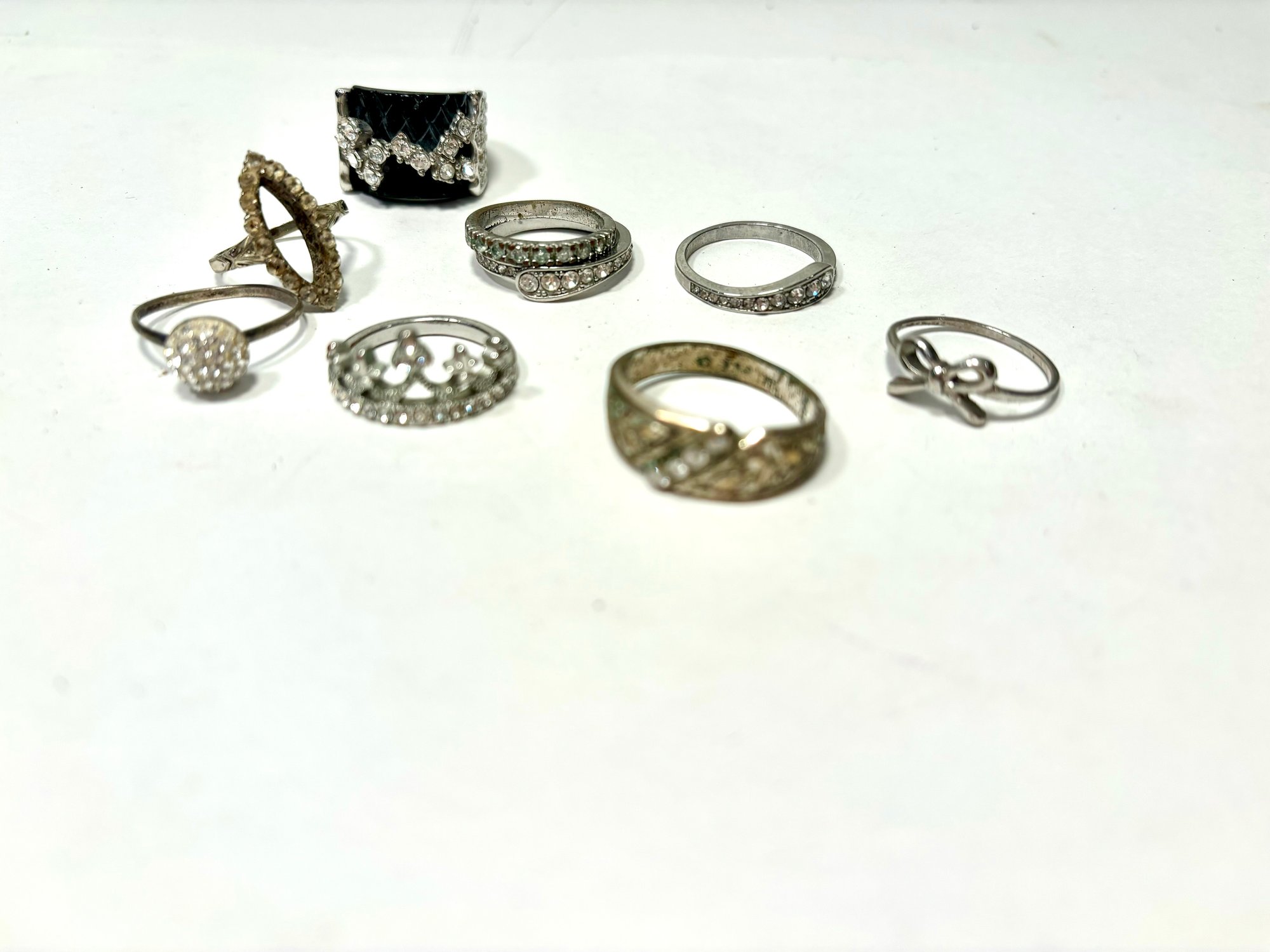 Sterling Bling Rings #3307 | Auctionninja.com
