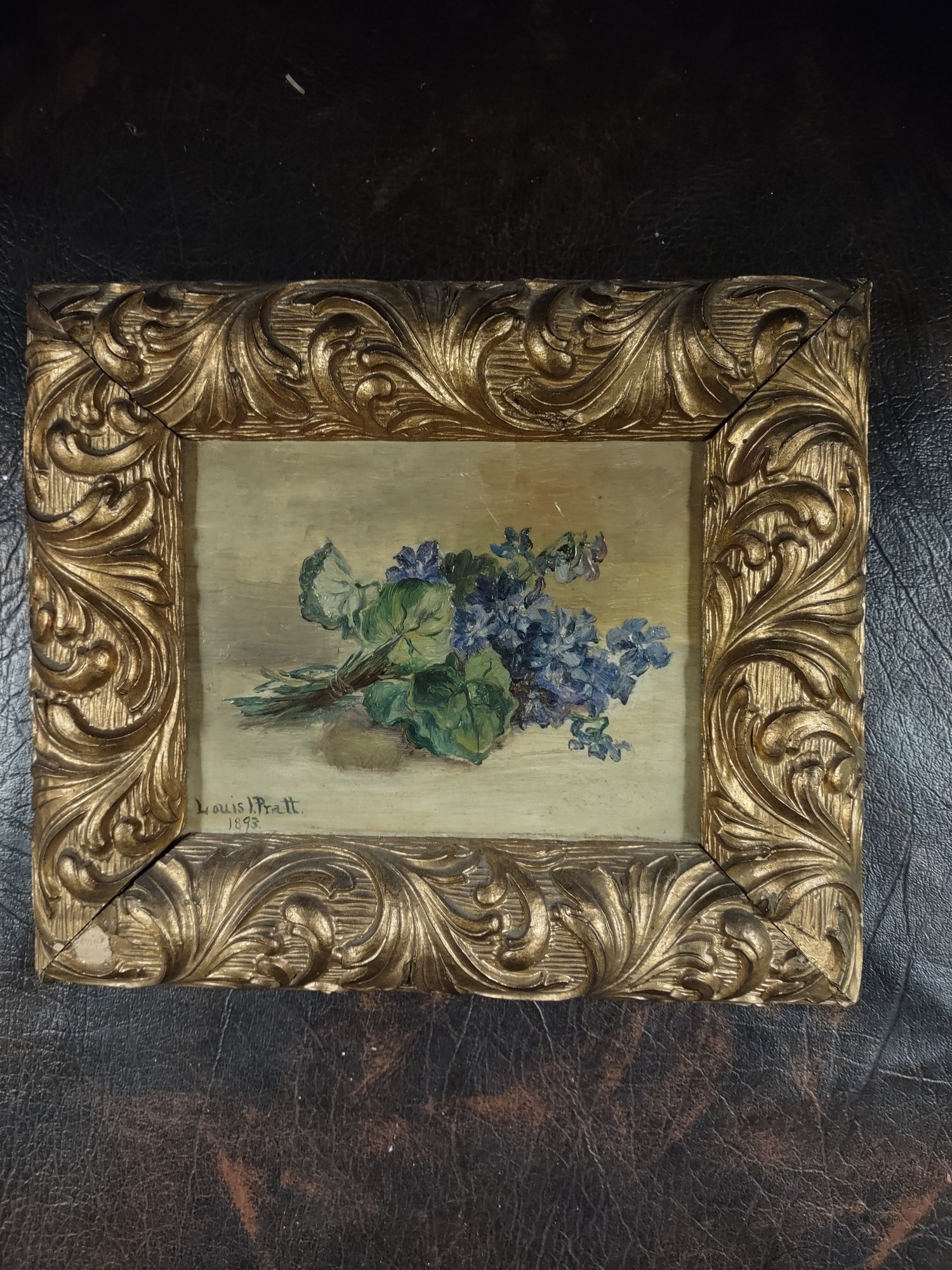 Louis Pratt Original Painting 1893 #1840 | Auctionninja.com
