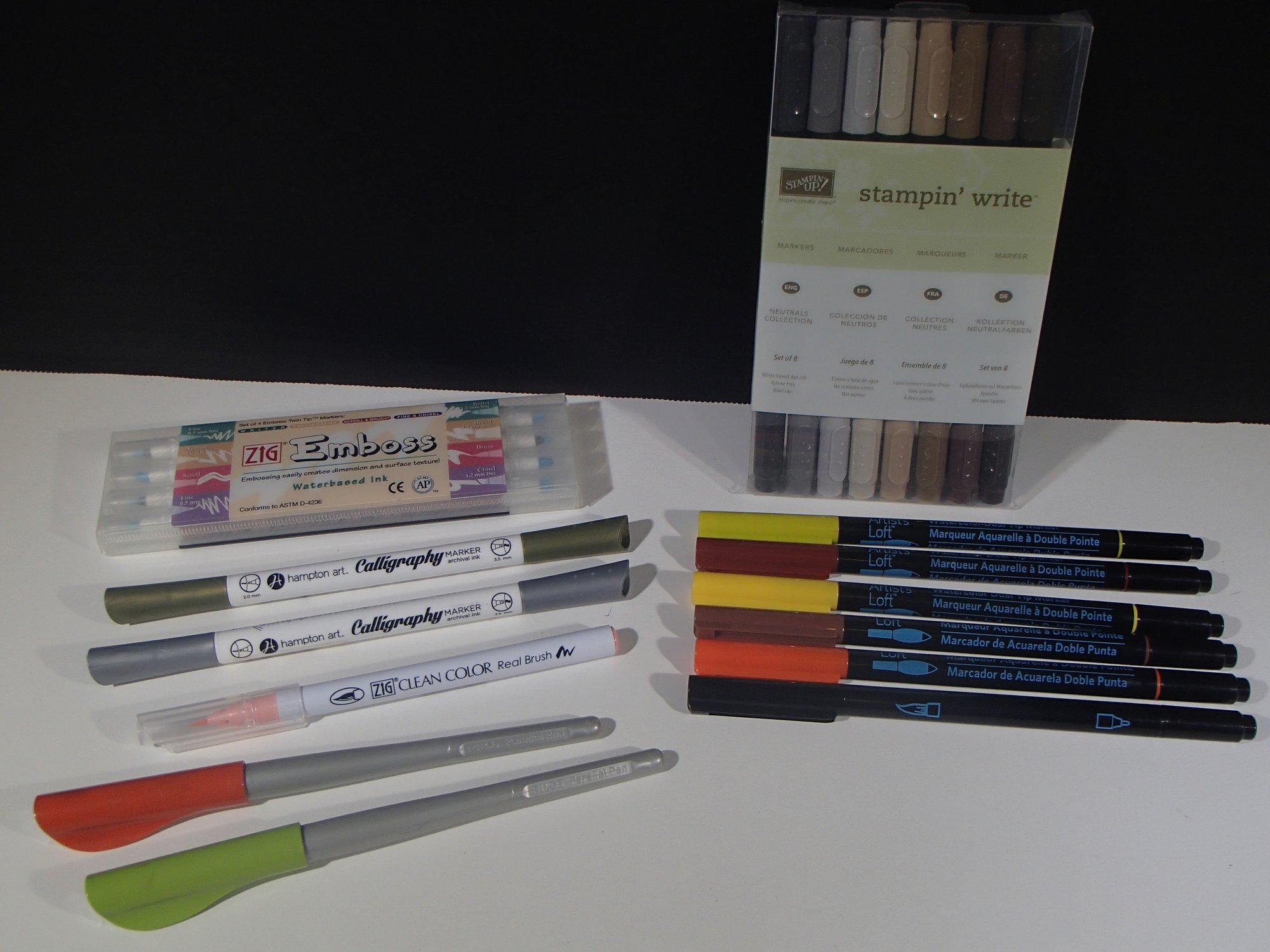 Art Pens Stampin Up, ZIG, Artist's Loft And Parallel Pens By Pilot ...