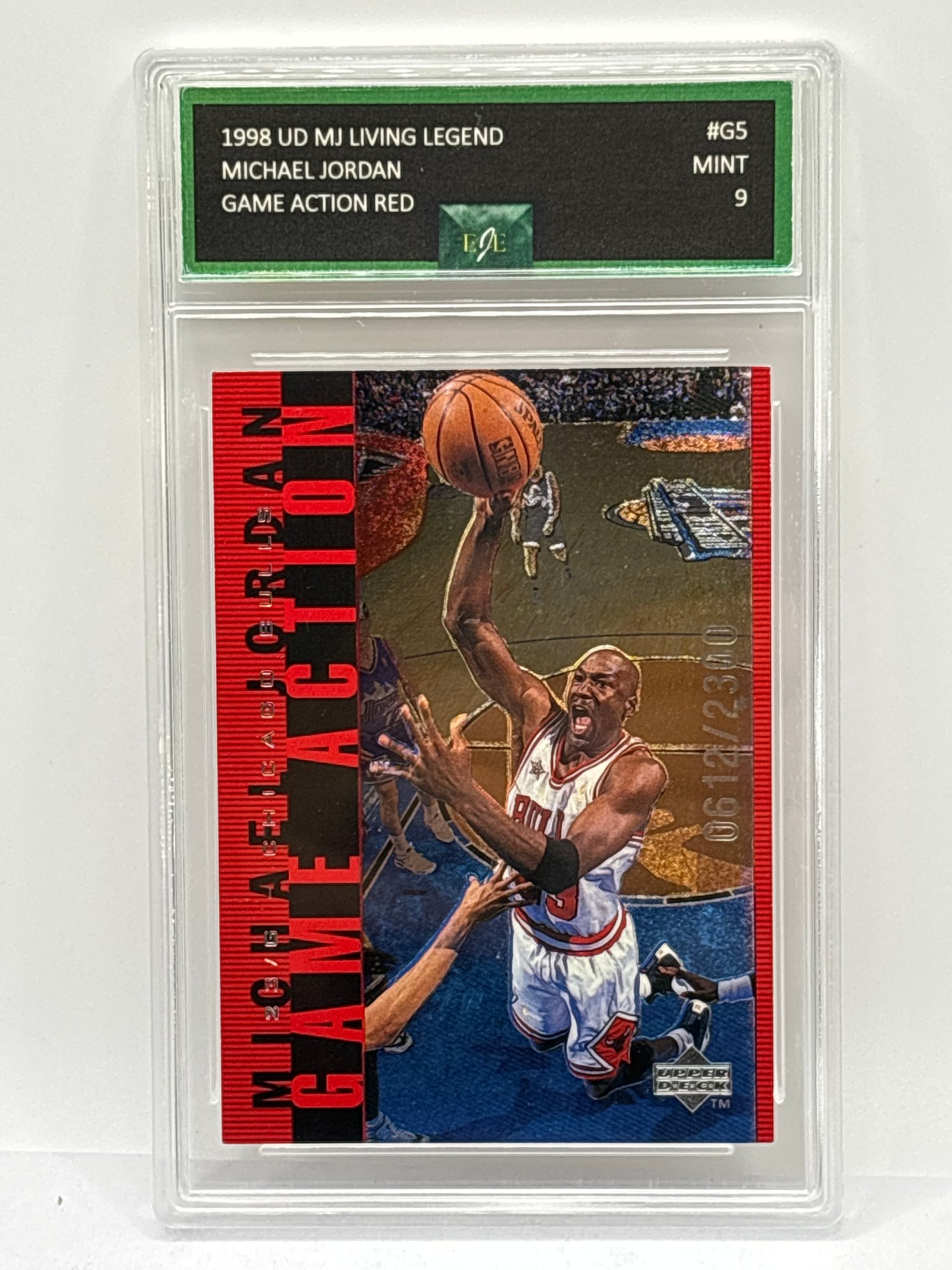 612/2300!! 1998 UPPER DECK MJ LIVING LEGEND MICHAEL JORDAN GAME ACTION ...