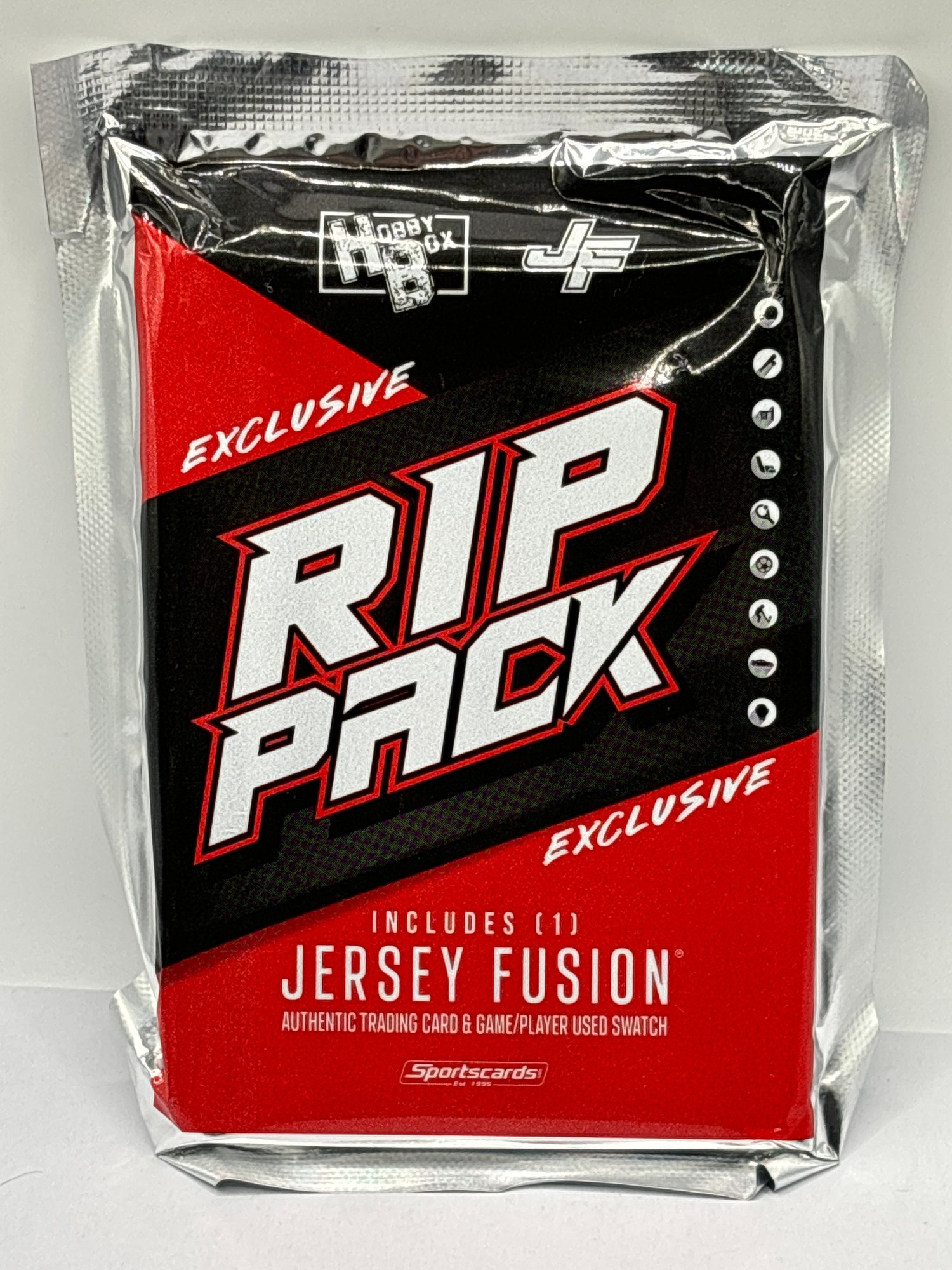 HOBBY BOX EXCLUSIVE JERSEY FUSION RIP PACK #23024 | Auctionninja.com