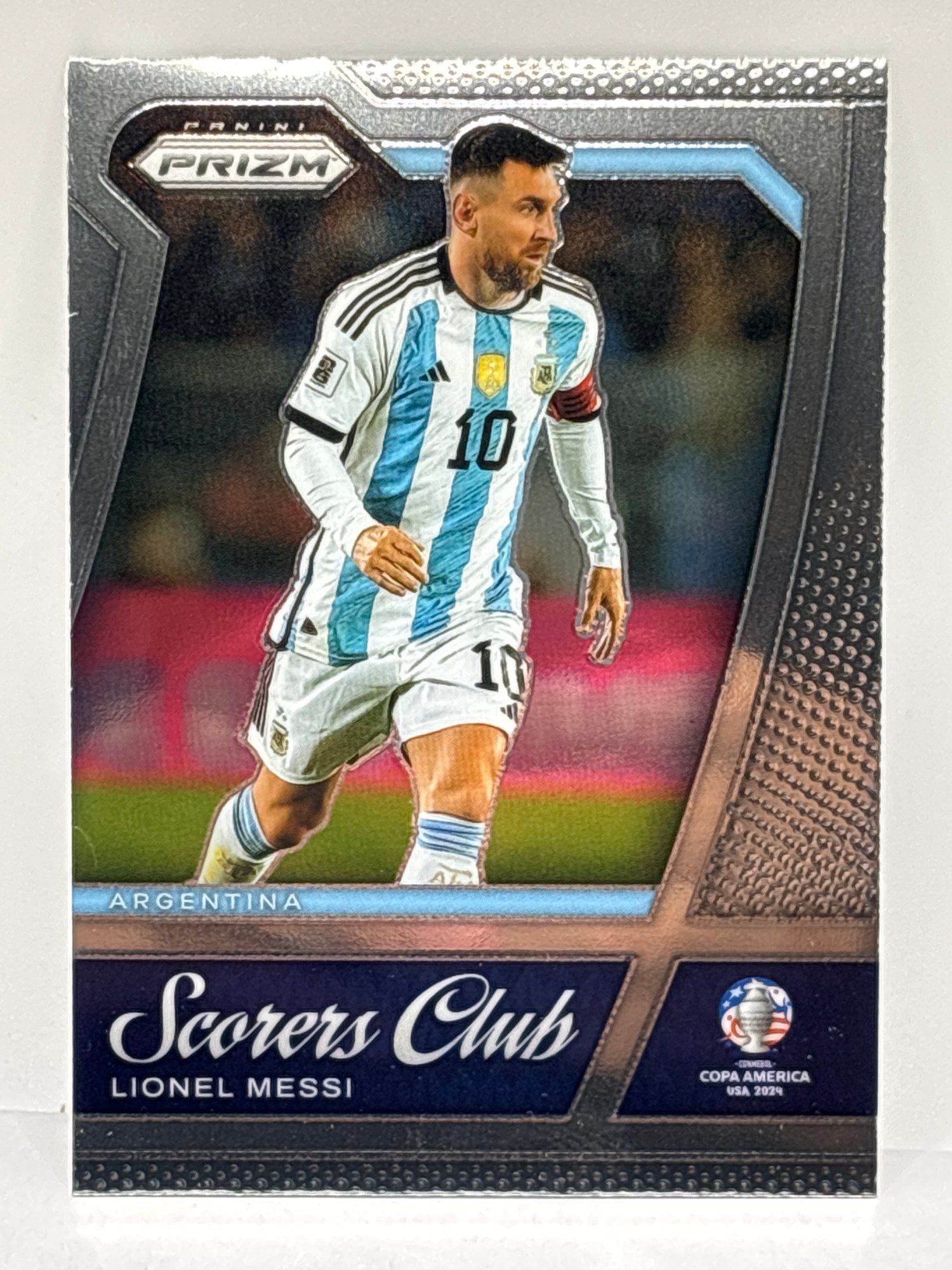 2024 PANINI PRIZM CONMEBOL COPA AMERICA #1 LIONEL MESSI SCORERS CLUB ...