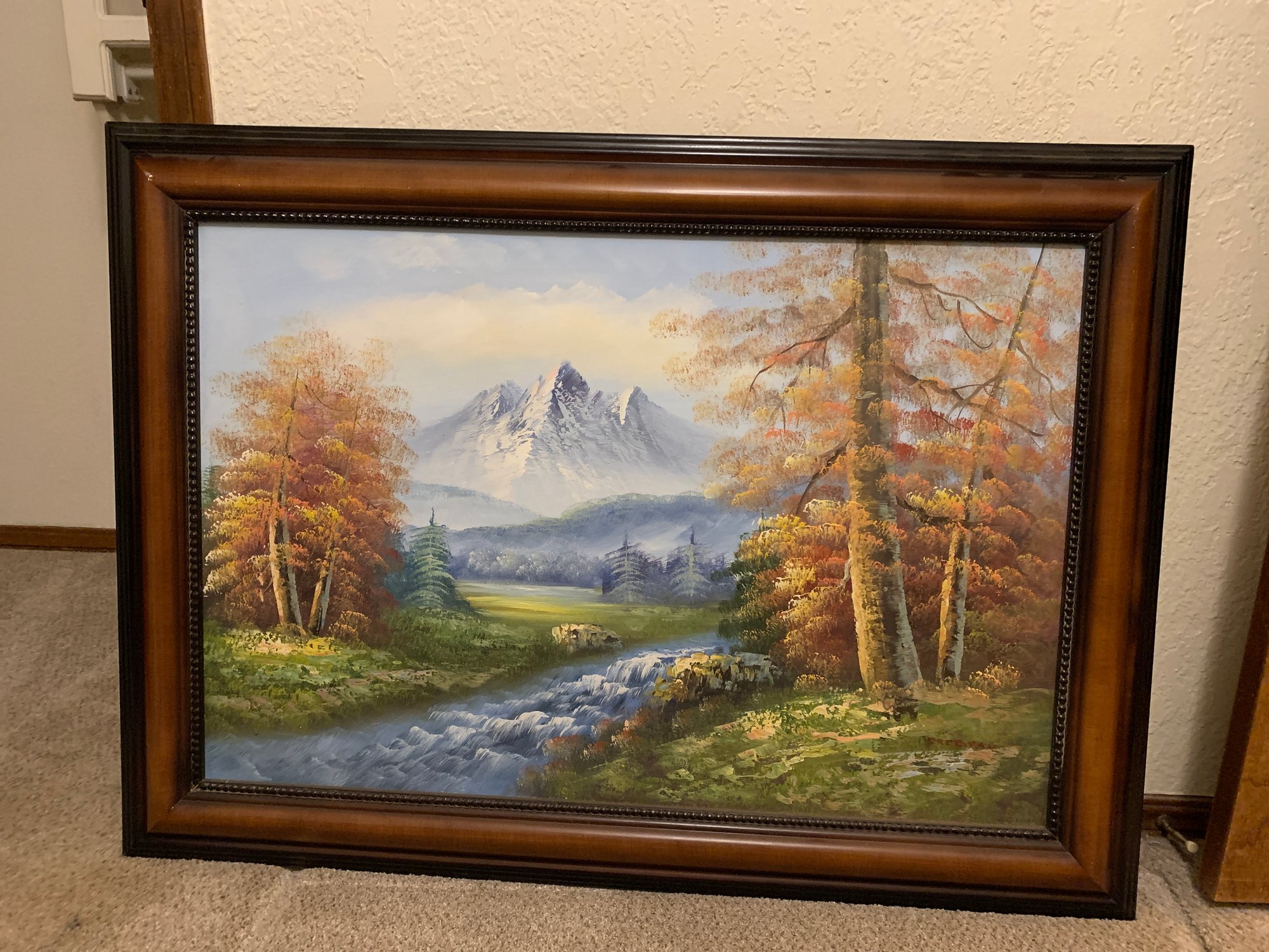 Original Mountain Scene #4866 | Auctionninja.com