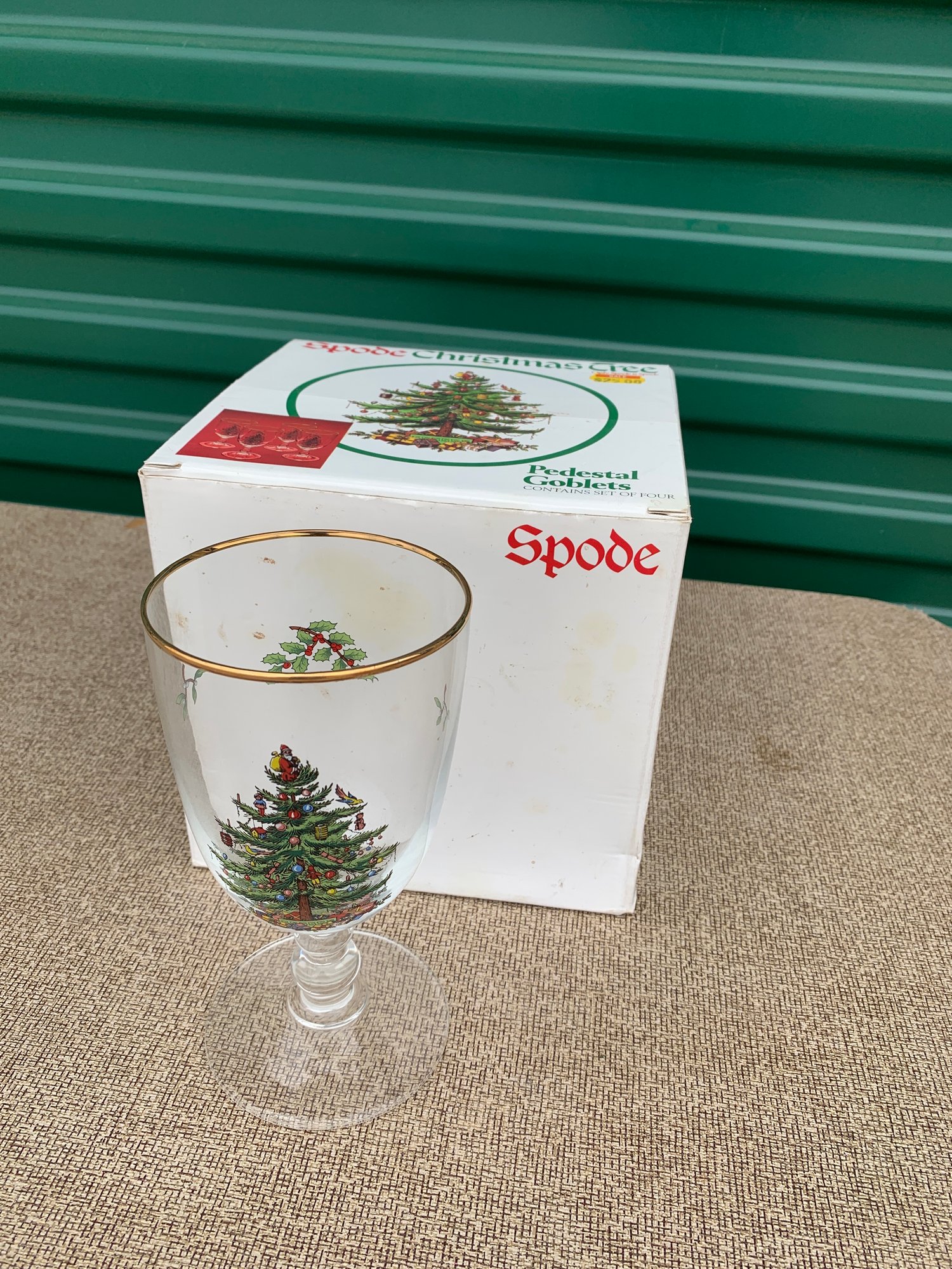 4 Spode Goblets #8251 | Auctionninja.com