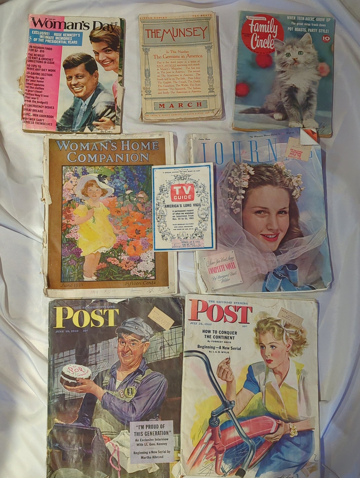 Various Vintage Magazines From The 1906 Through The 1970 #6812 ...