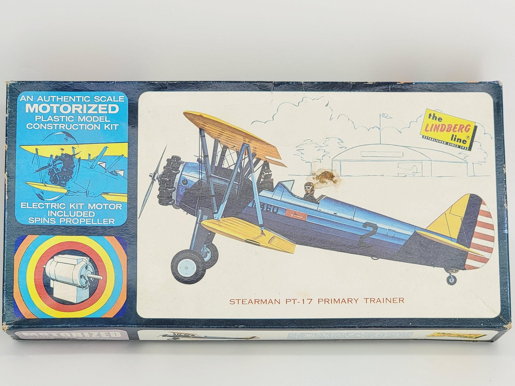 Model Plane Kit - Stearman Pt-17 Primary Trainer - Motorized - UNUSED ...
