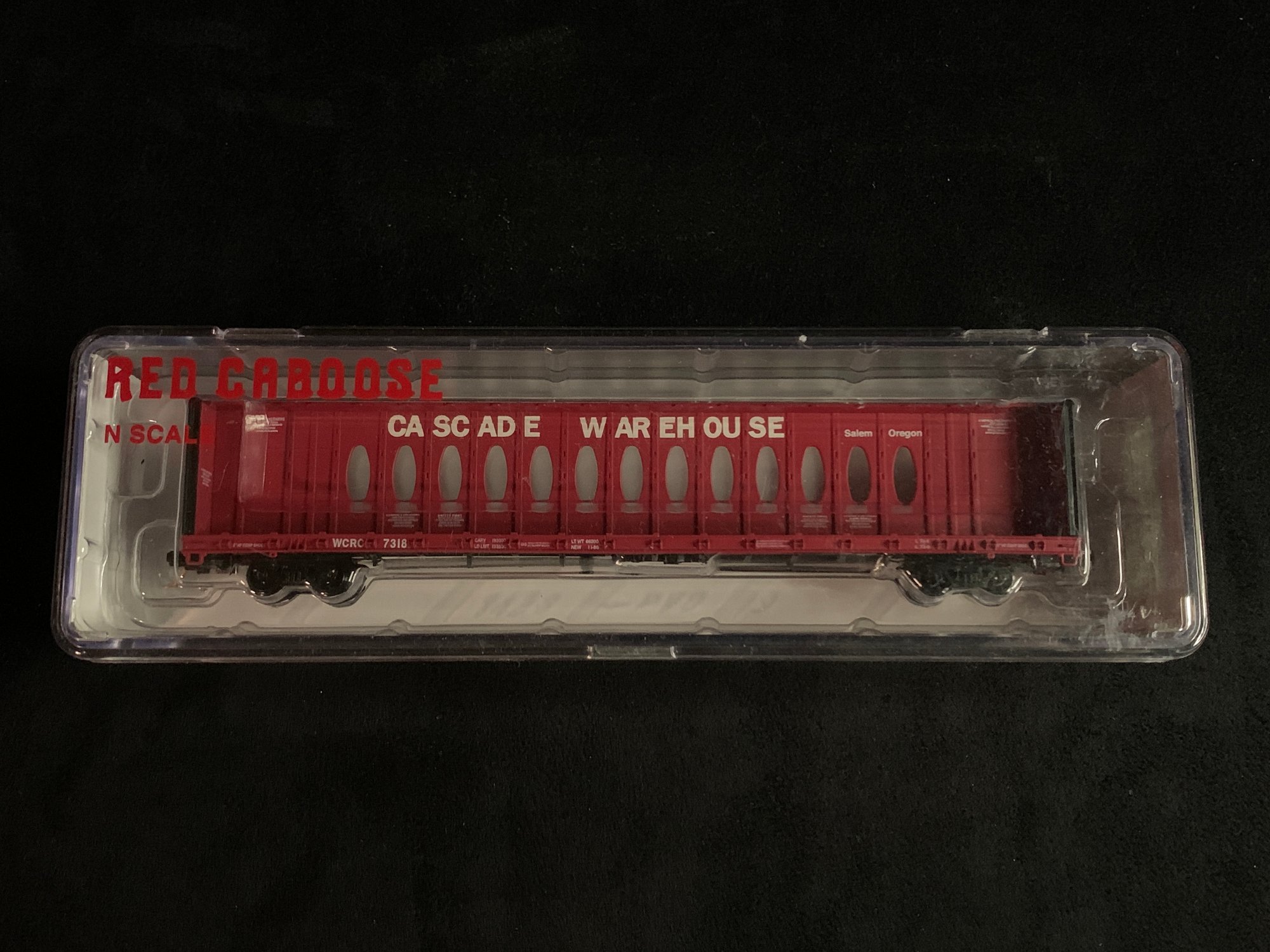 Red Caboose - N Scale - Cascade Warehouse Center Beam Car New In Box ...