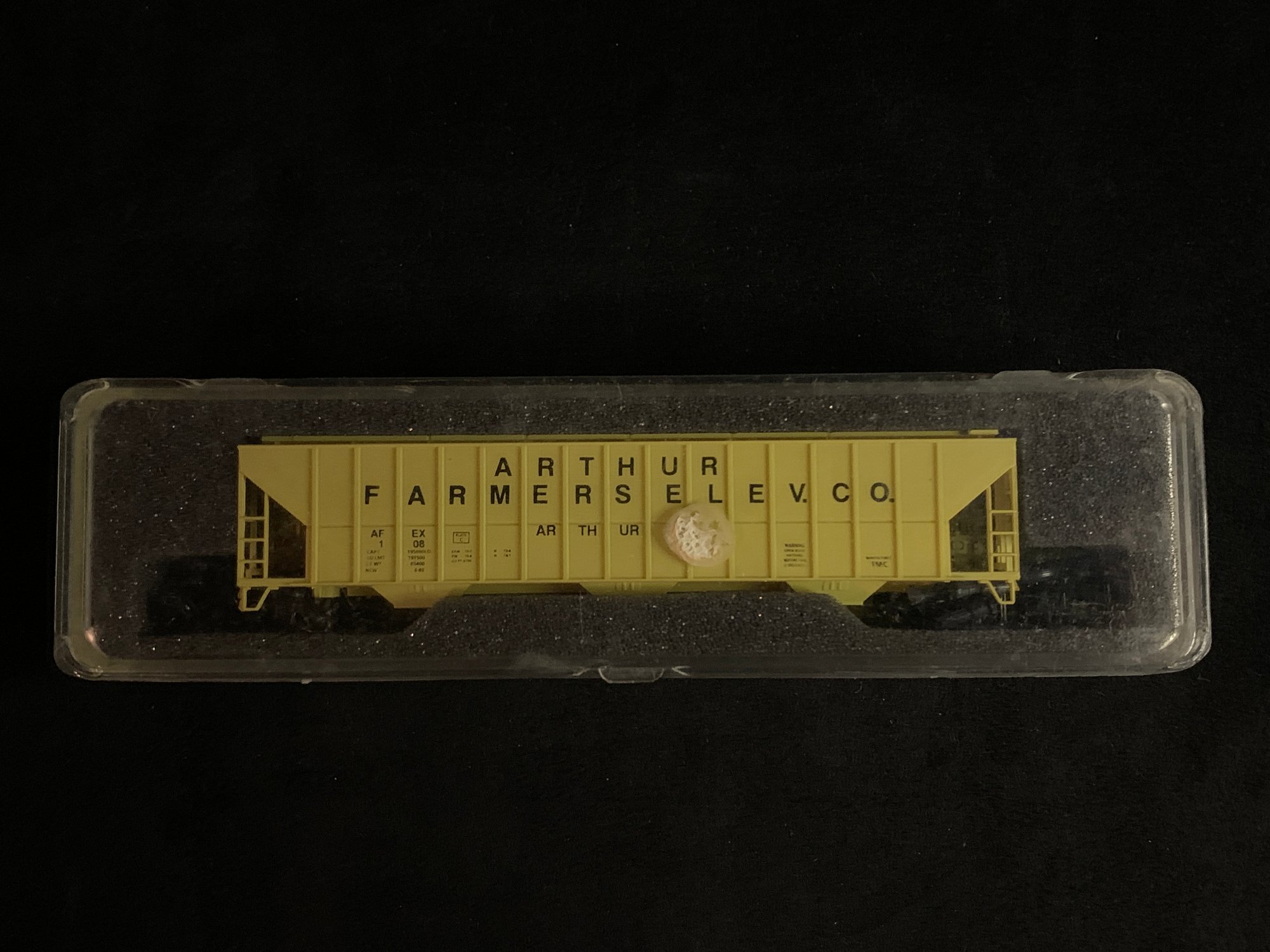 Arthur Farmers Elev. Co. - In Unmarked Box Model Railroad Car #6237 ...