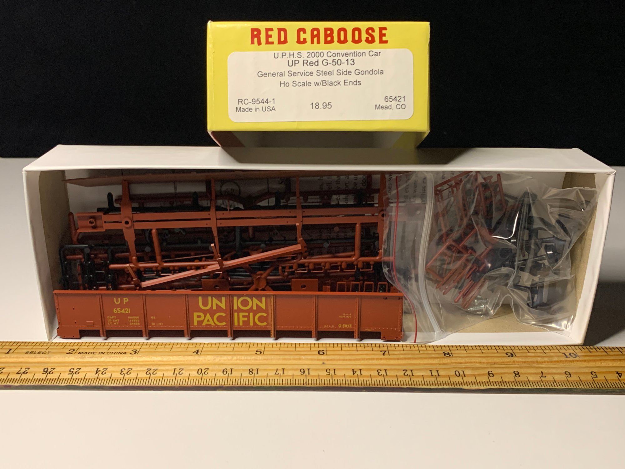 Red Caboose - HO Scale - General Service Steel Side Gondola UPHS 2000 ...