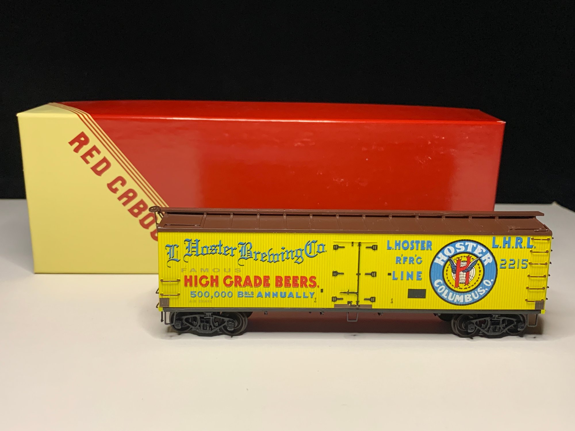 Red Caboose - Capitol Connection '98 L. Hoster Refrigeration Beer Model ...