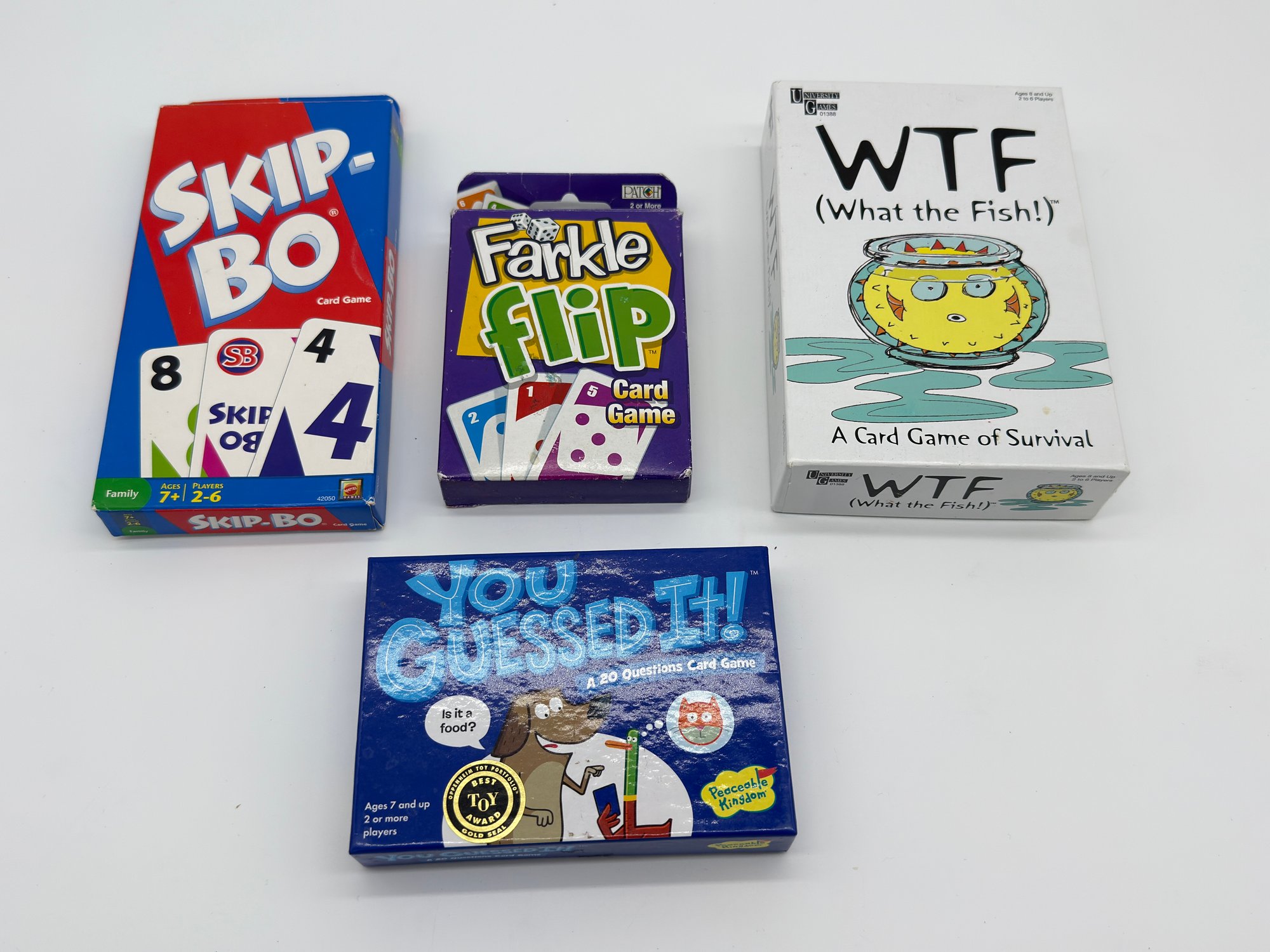 Games - Skip-Bo, Farkle Flip, What The Fish, You Guessed It #8974 ...