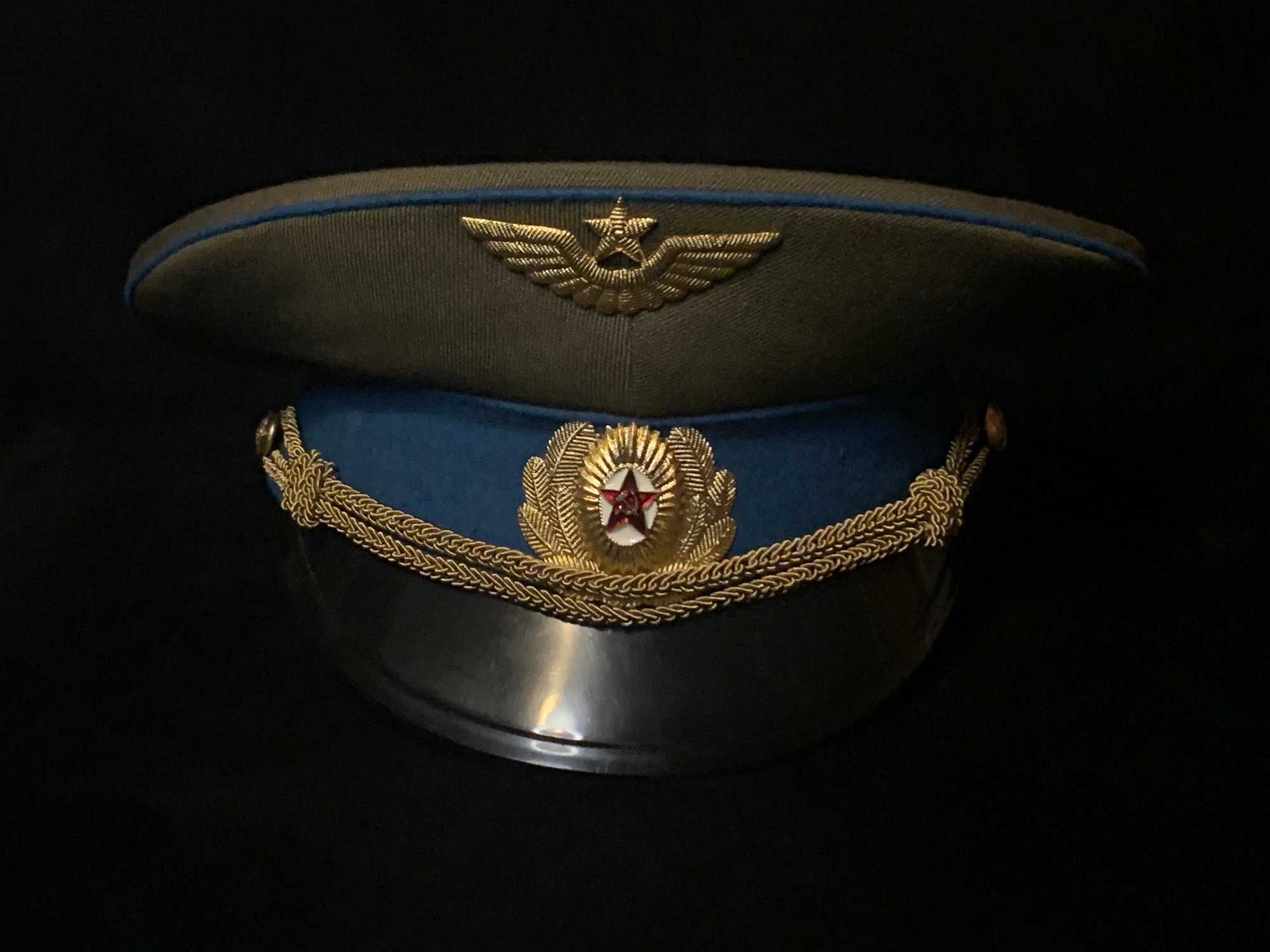 Vintage Russian USSR Air Force Blue With Red Star And Hammer And Sickle ...