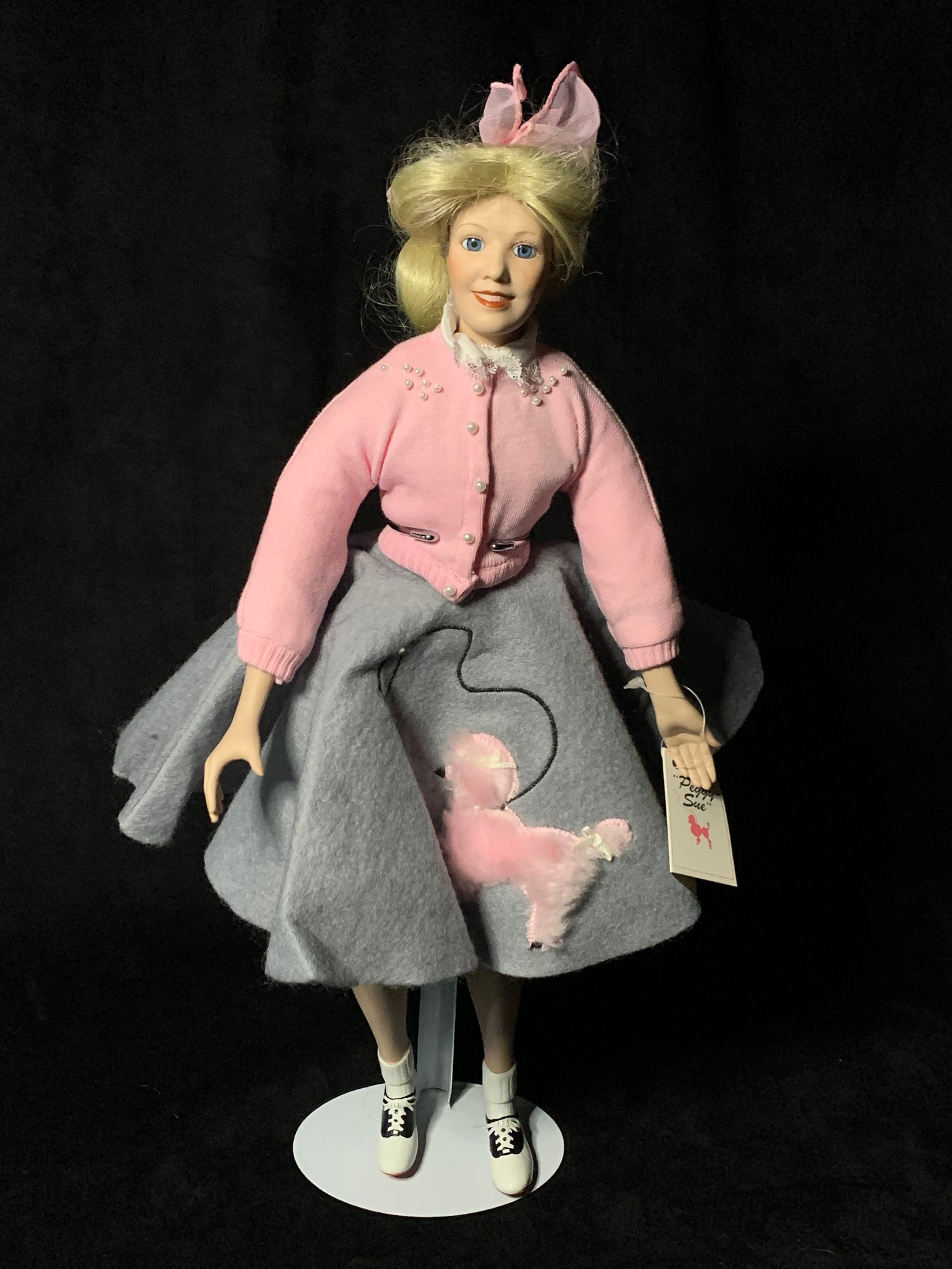 Vintage "Peggy Sue" 1991 Knowles Poodle Skirt Doll #6764 | Auctionninja.com
