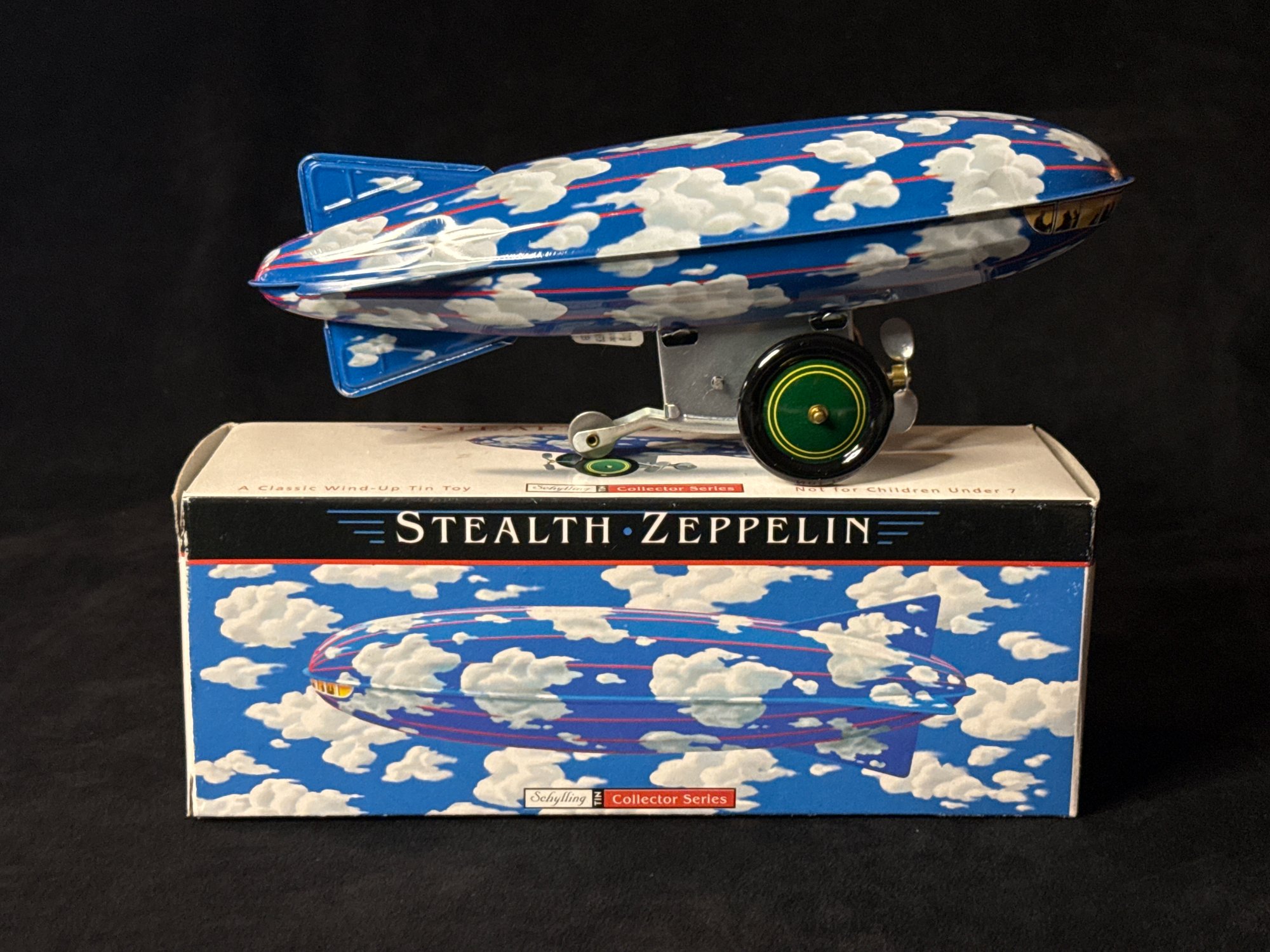 Vintage Stealth Zeppelin In Original Box Schylling Tin Collector Series #7963 | Auctionninja.com