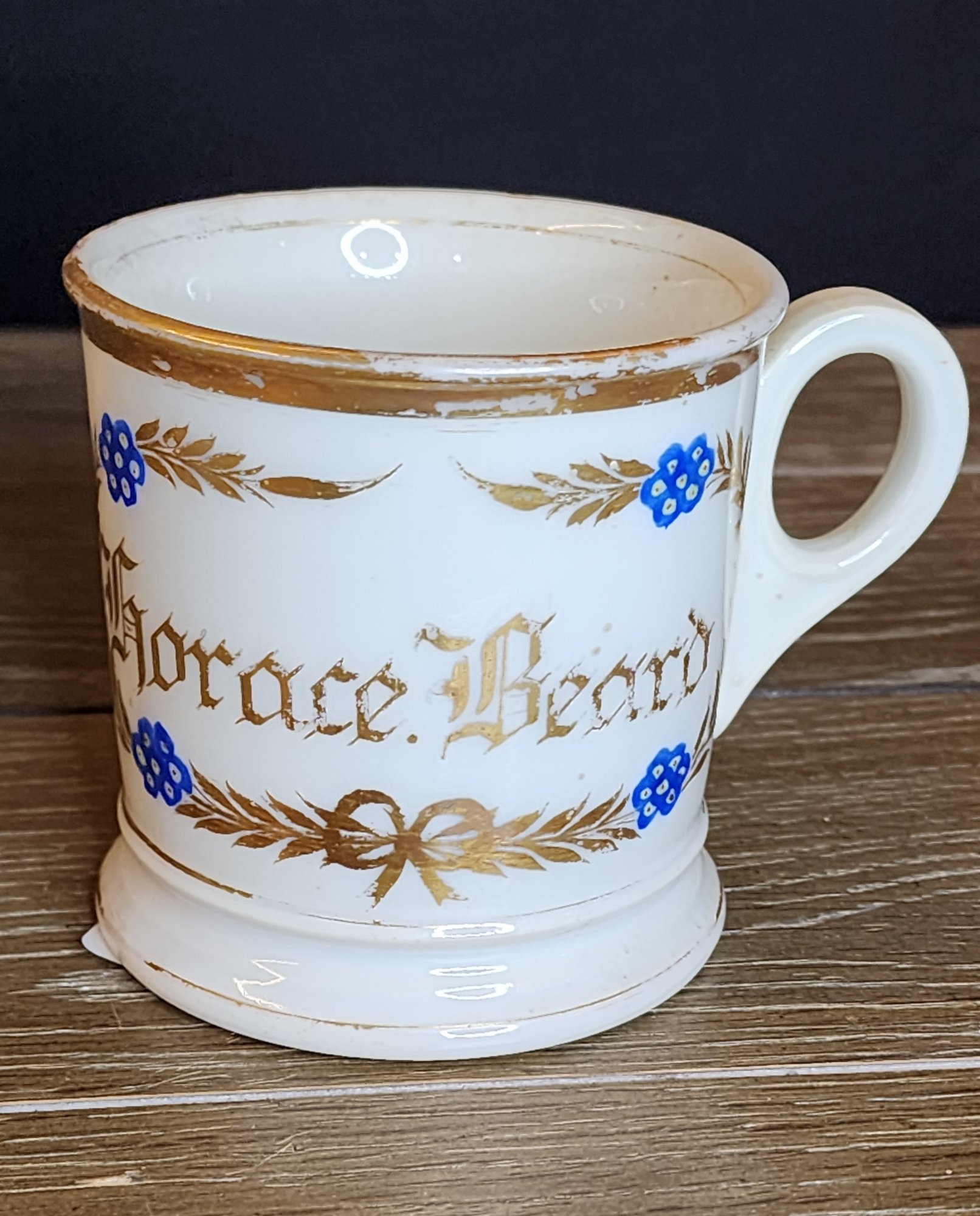 Antique Shaving Mug Marked "beard" #3166 | Auctionninja.com