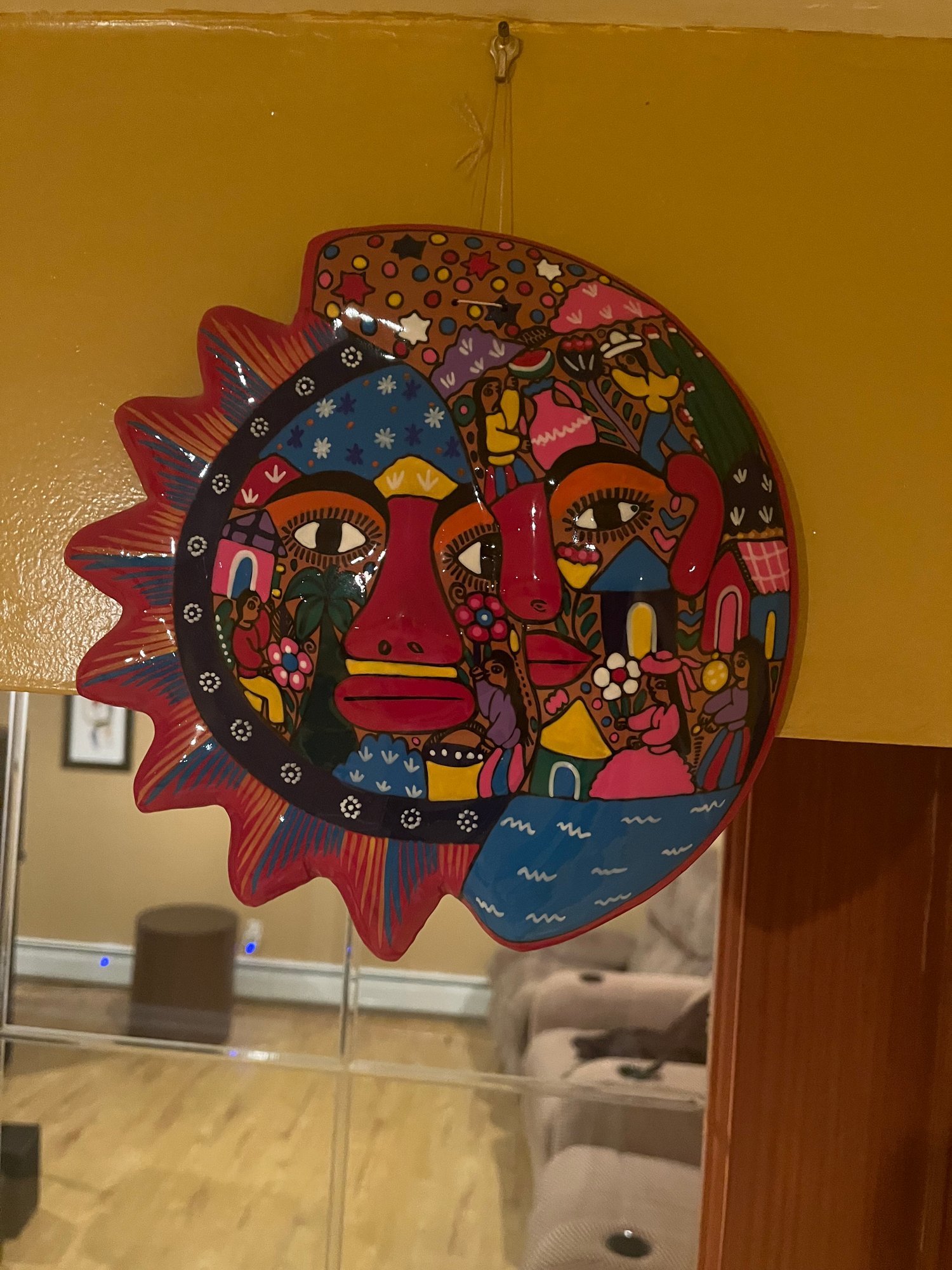 Mexican Sun And Moon Plate #89096 | Auctionninja.com