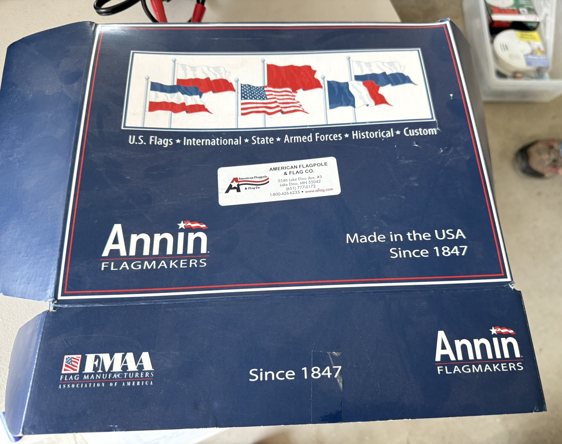 G/ Box 4' X 6' American Flag - New In Box - Annin Flagmakers USA #31457 ...