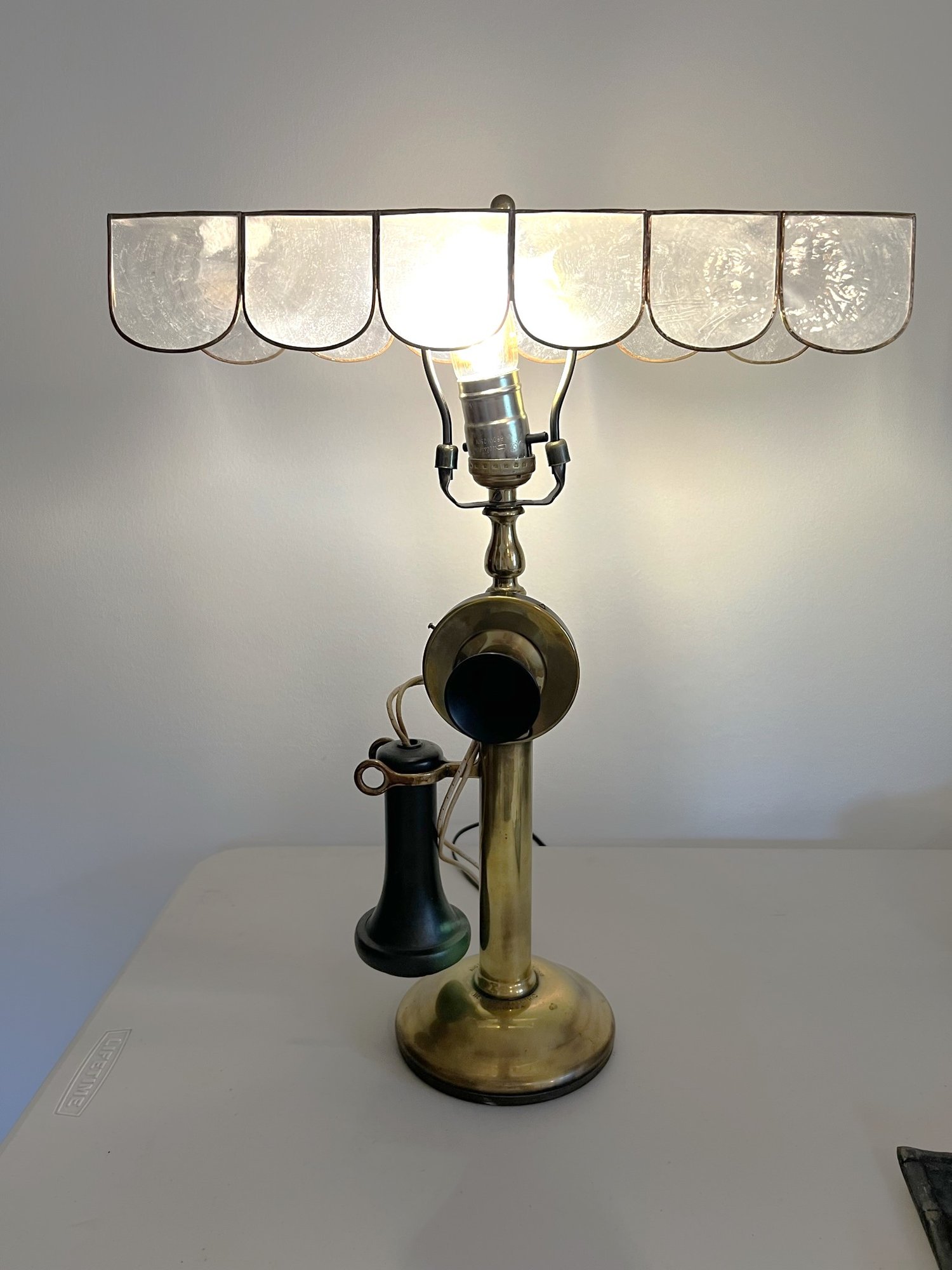 Brass Western Electric Antique Candlestick Telephone Lamp Stunning ...