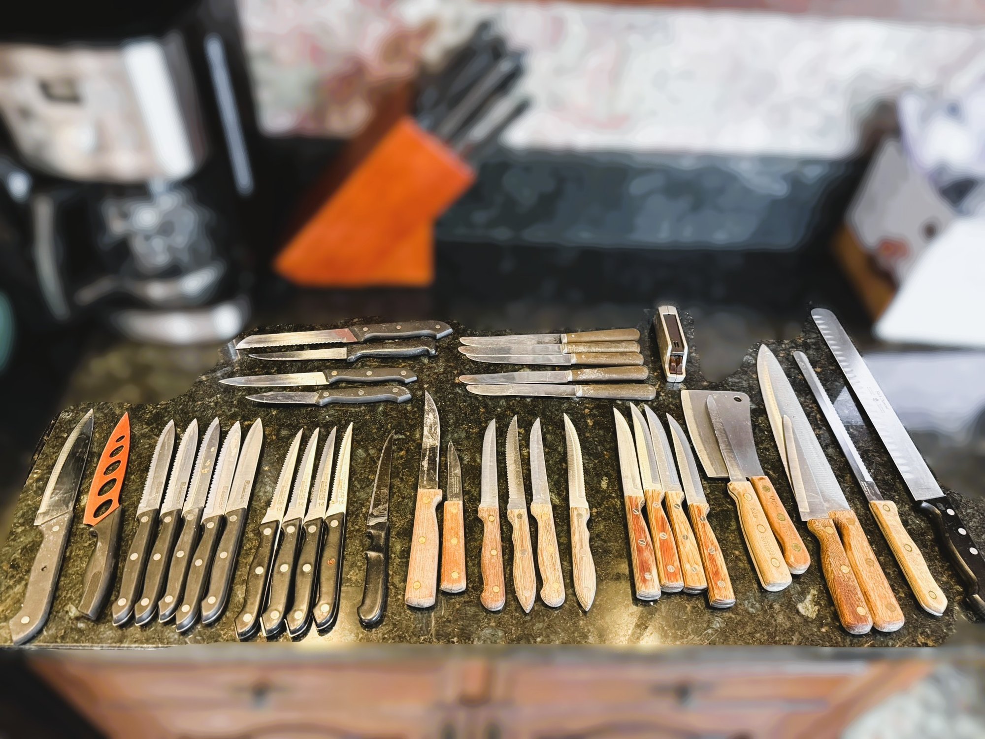 K1/ Drawer - Assorted Sharp Knives: Chicago Cutlery, Stanley Robert ...