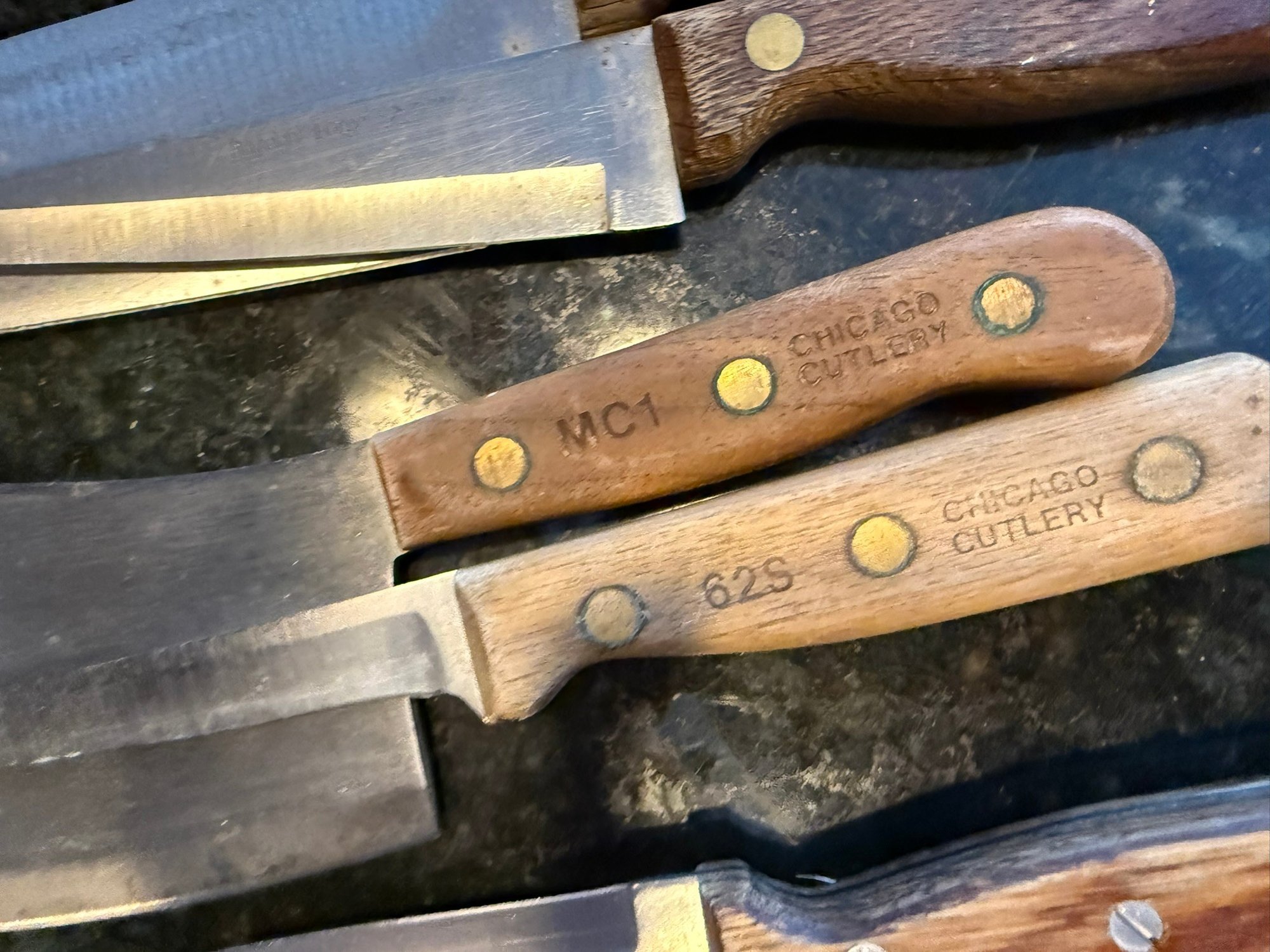 K1/ Drawer - Assorted Sharp Knives: Chicago Cutlery, Stanley Robert ...