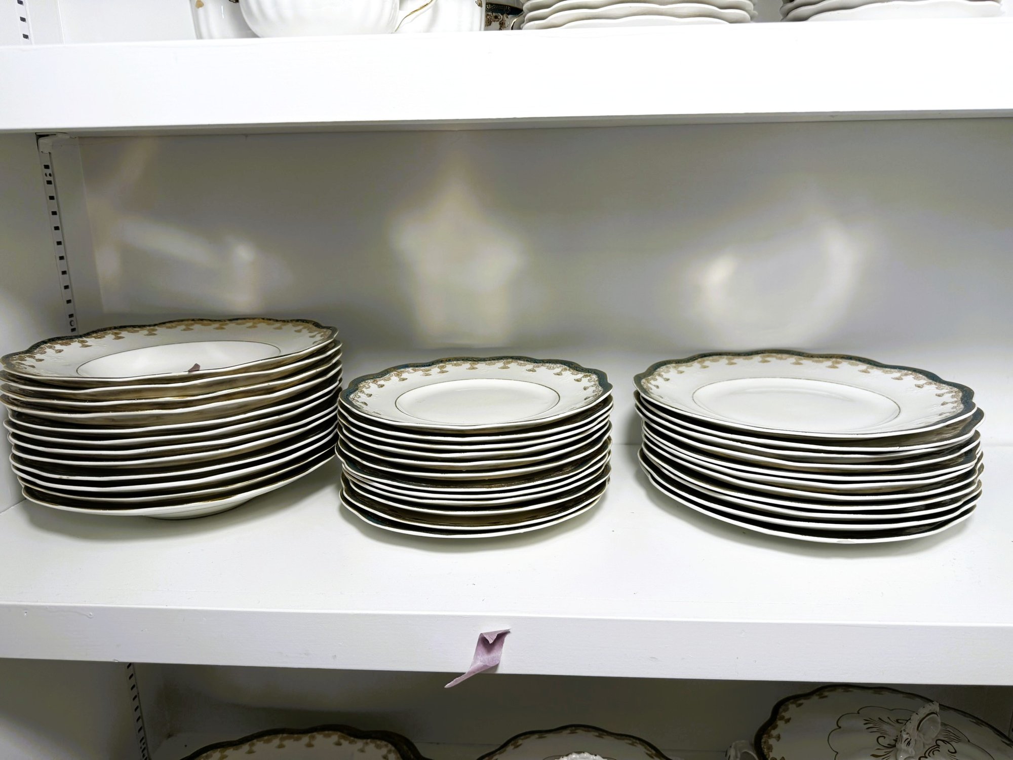 1C/ Shelf 35pcs - Vintage Beautiful Smith Phillips Porcelain Dinnerware ...