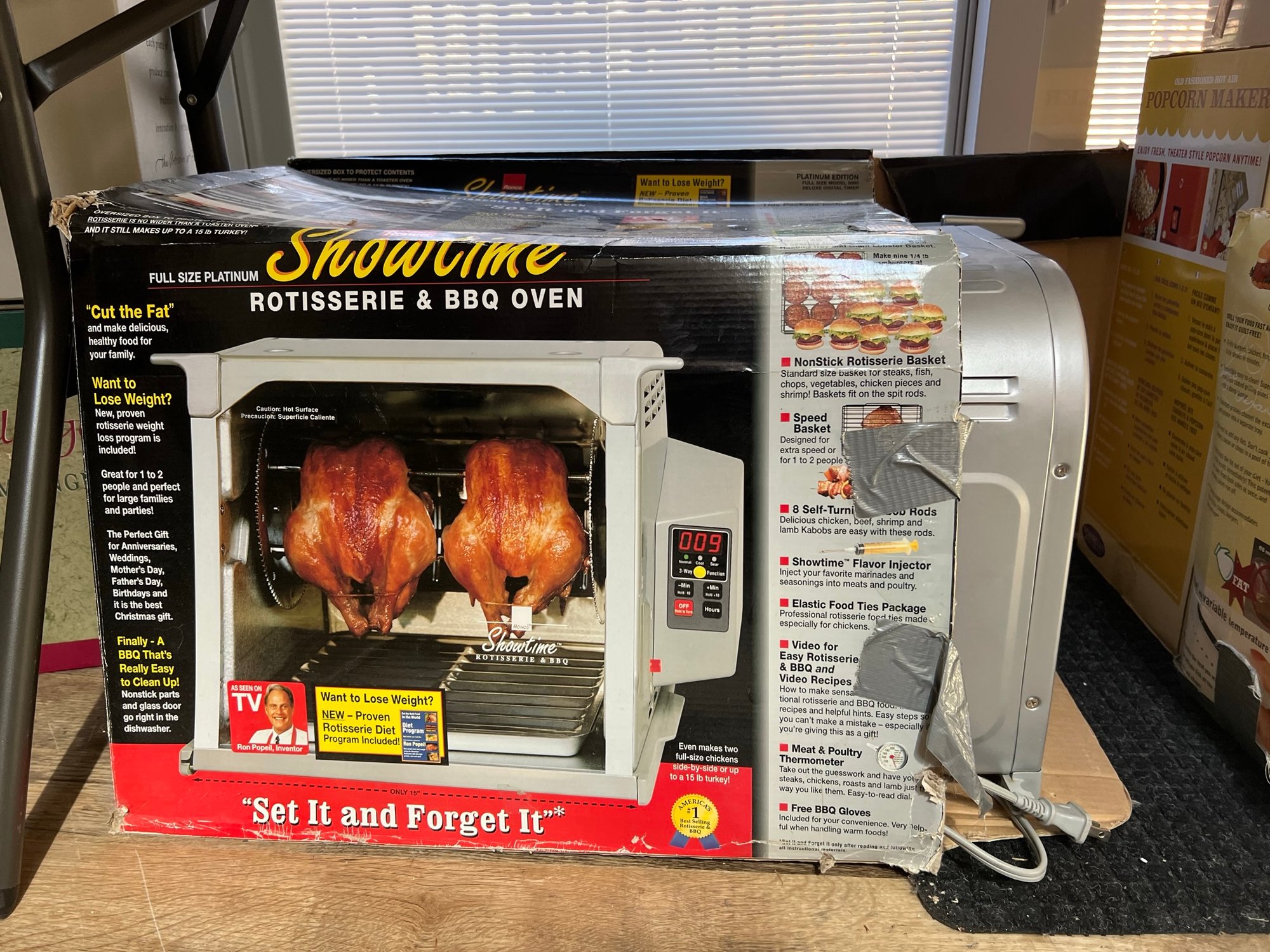D/ New In Box W Manual - Ronco Ron Popeil Showtime Rotisserie & BBQ ...