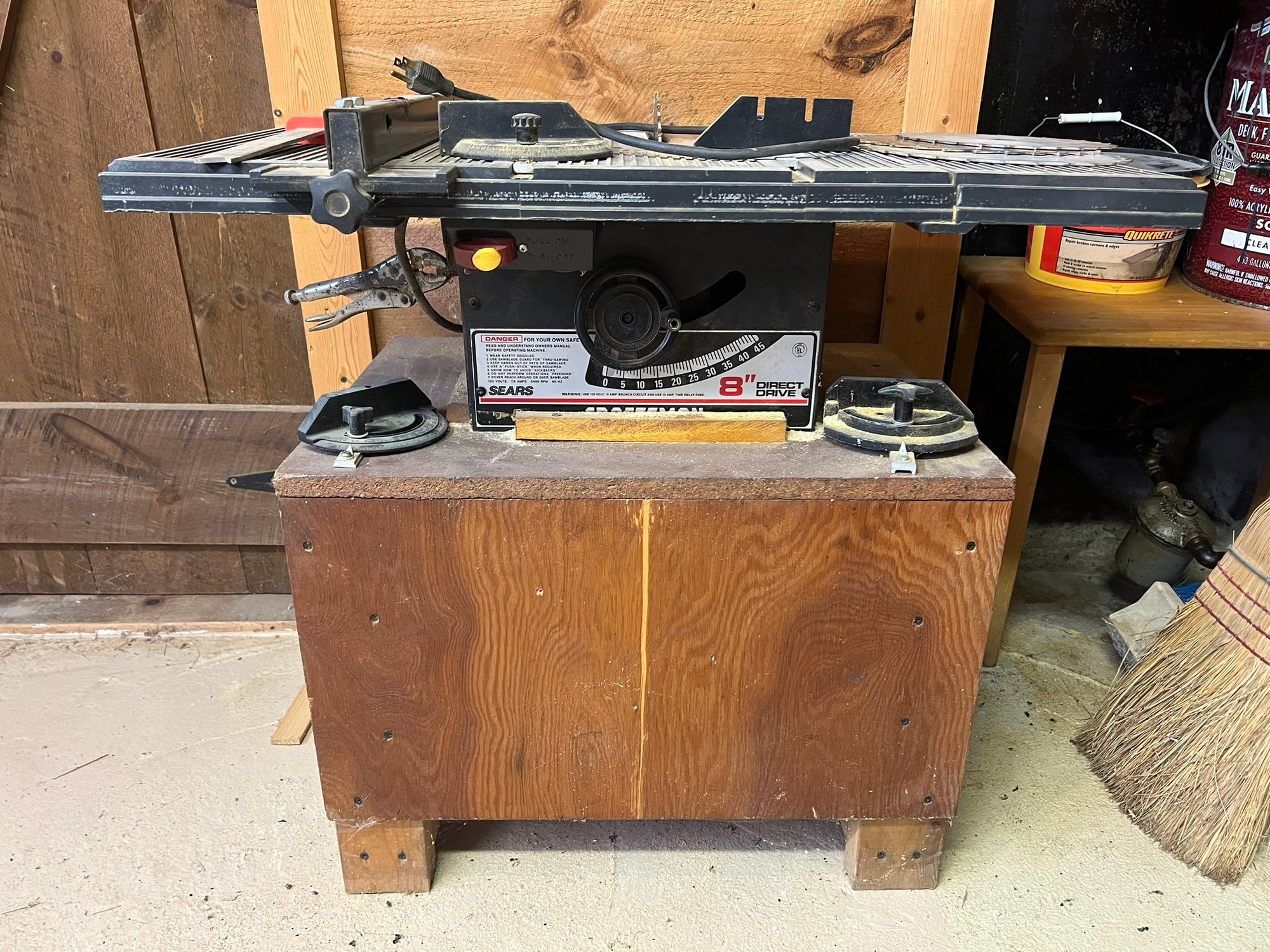 CT/ 5pcs - Sears Craftsman Tablesaw Model #113.221610 With Hand Built ...