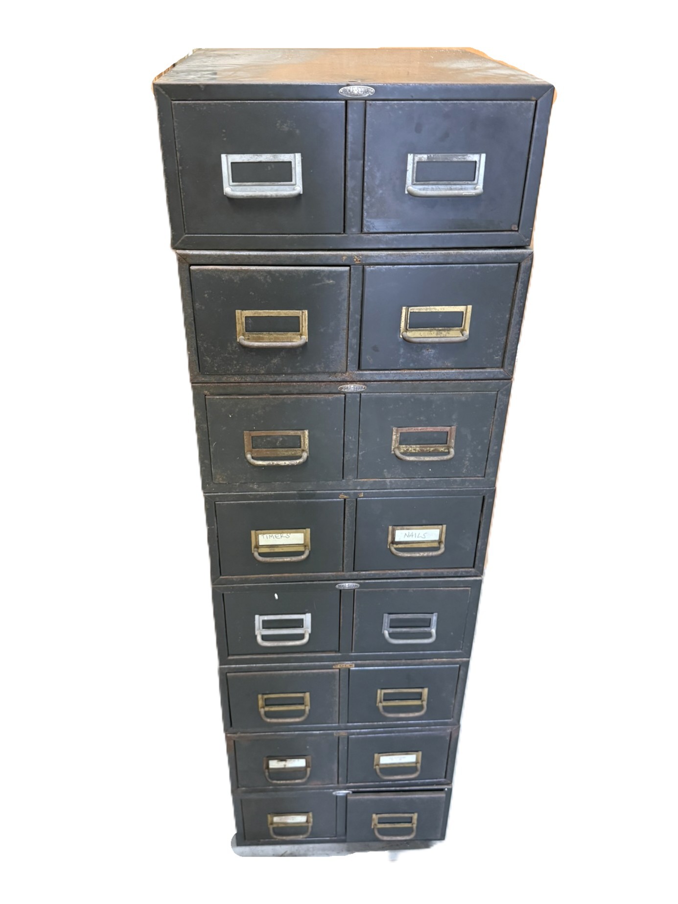 8pcs - Cole-Steel 2 Drawer Stacked Metal File Boxes Index Card Size - 2 ...