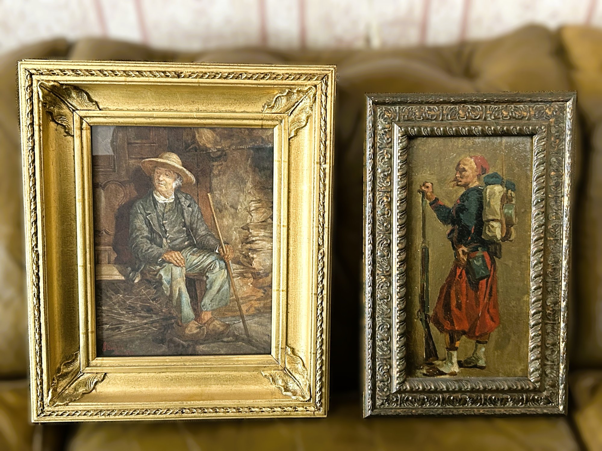 FR/ 2pcs - Framed Paintings: John Edward Goodall Signed Watercolor ...