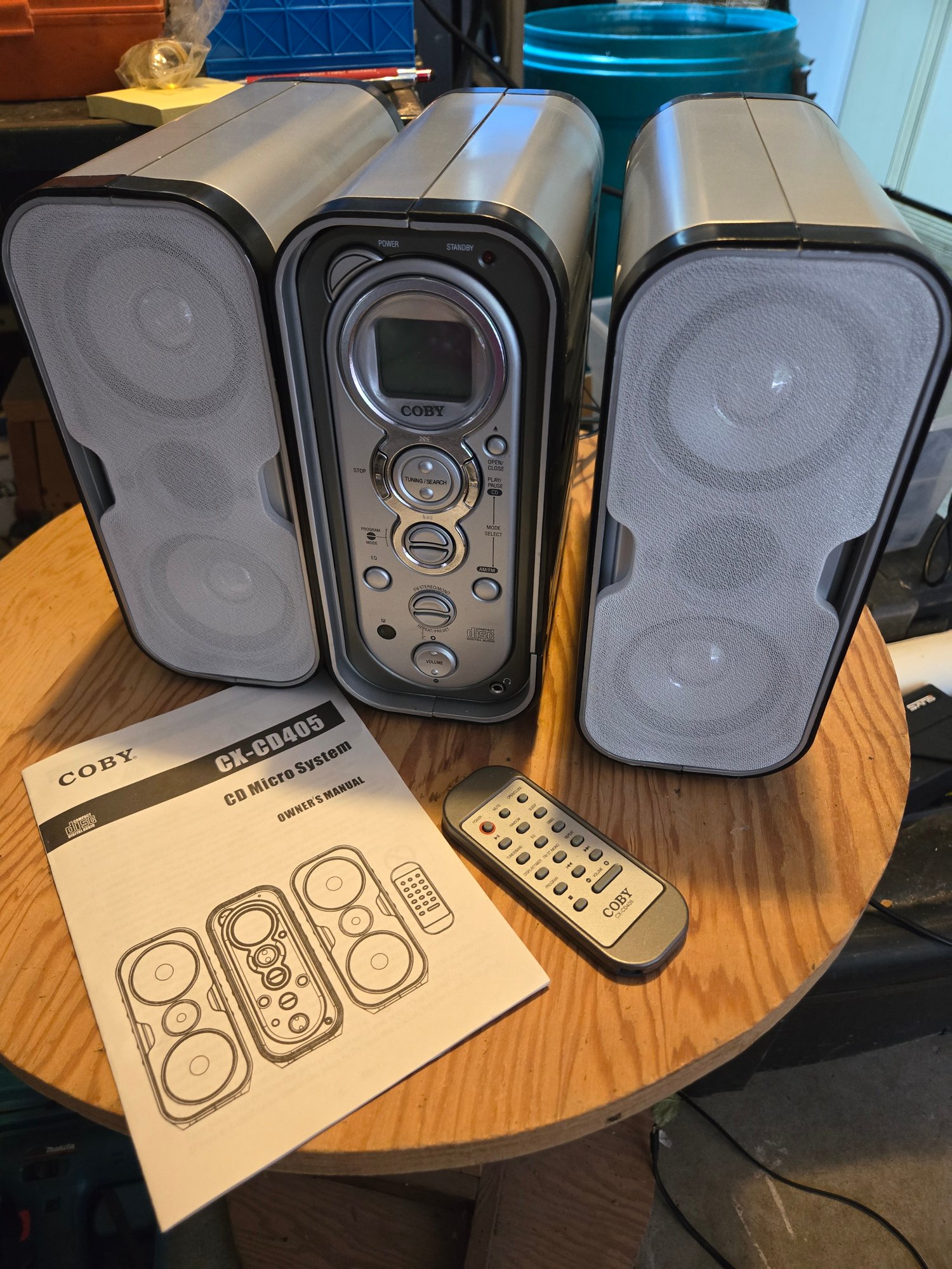 Coby CX-CD405 CD Mirco System With Remote #12613 | Auctionninja.com