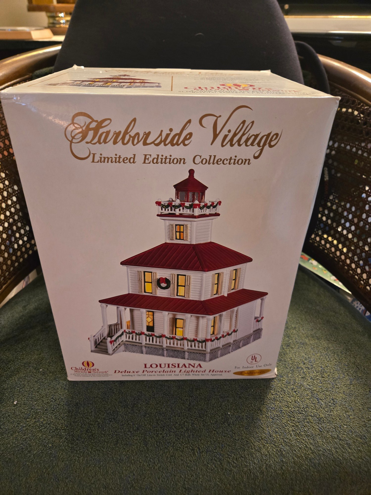 Louisiana Porcelain Lighted House Harbor Side Village, Limited Edition ...