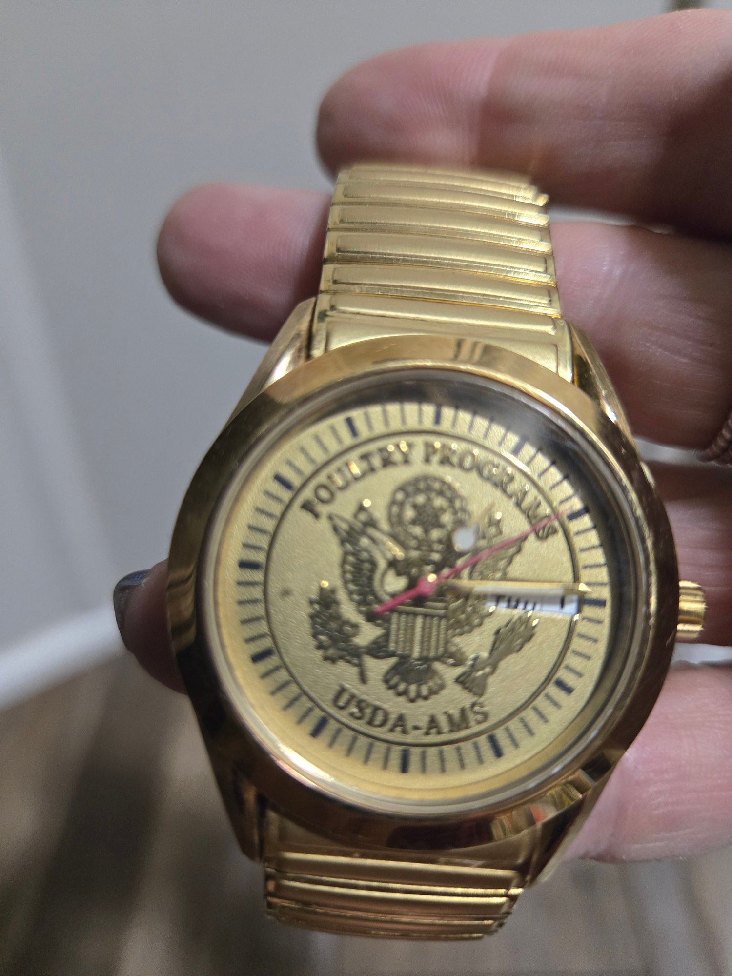 USDA Watch Gold Men's Design #15563 | Auctionninja.com