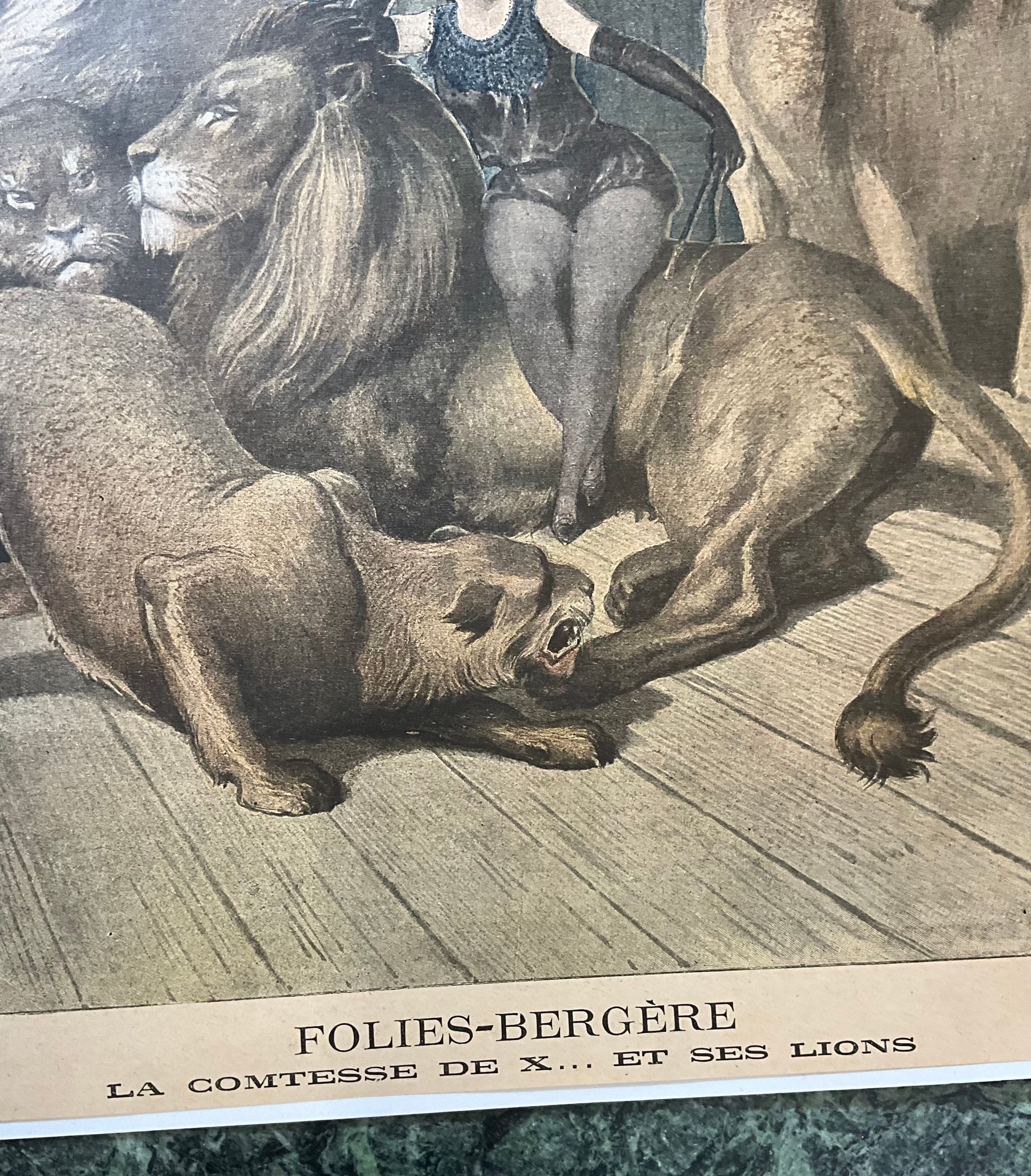 Lot 22 - Cool! Circus Act! 1895 Folies - Bergere Etching By H Meyer ...