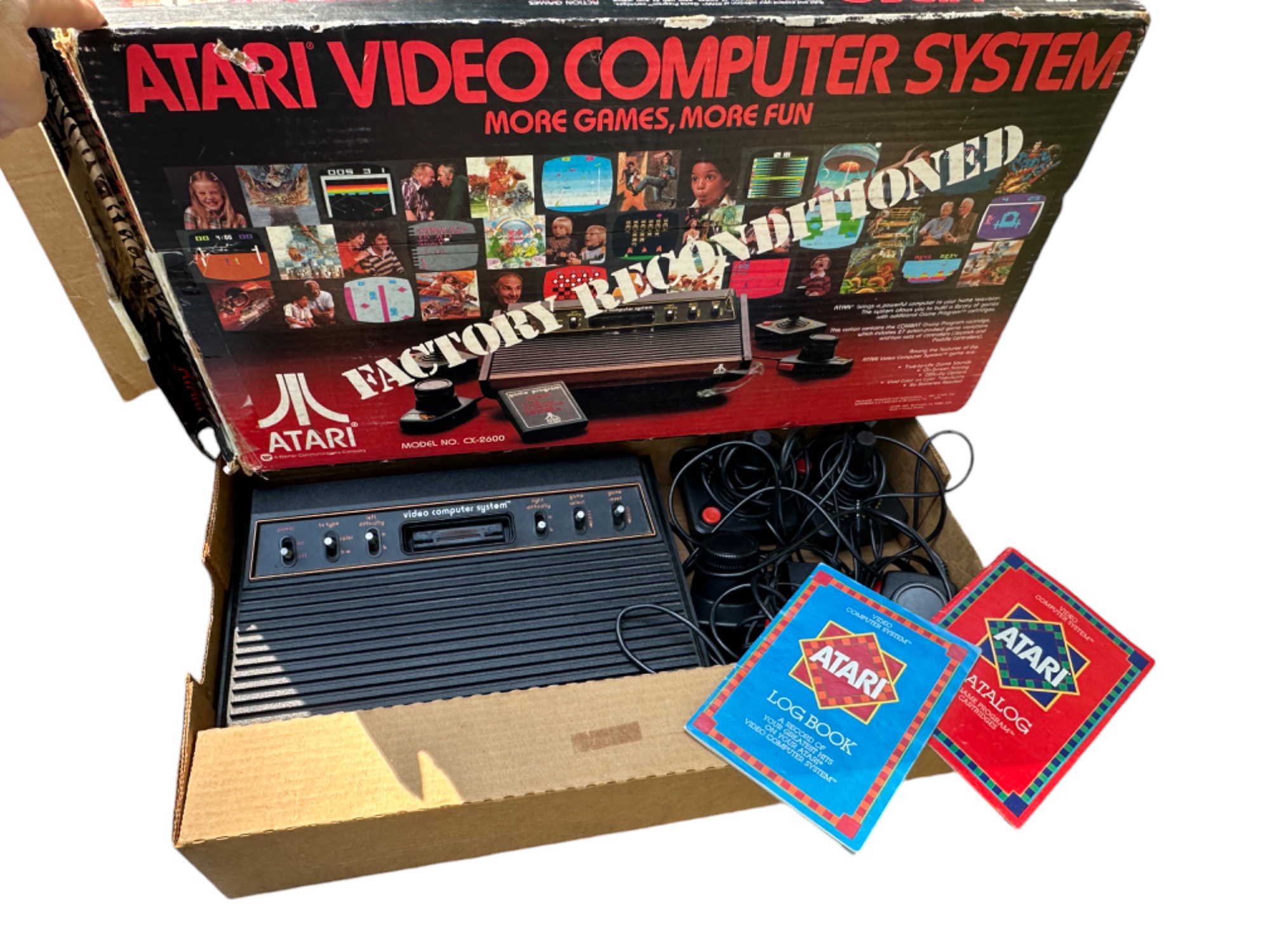 Lot 304SES- ATARI Video Computer System Console In Original Box Model ...