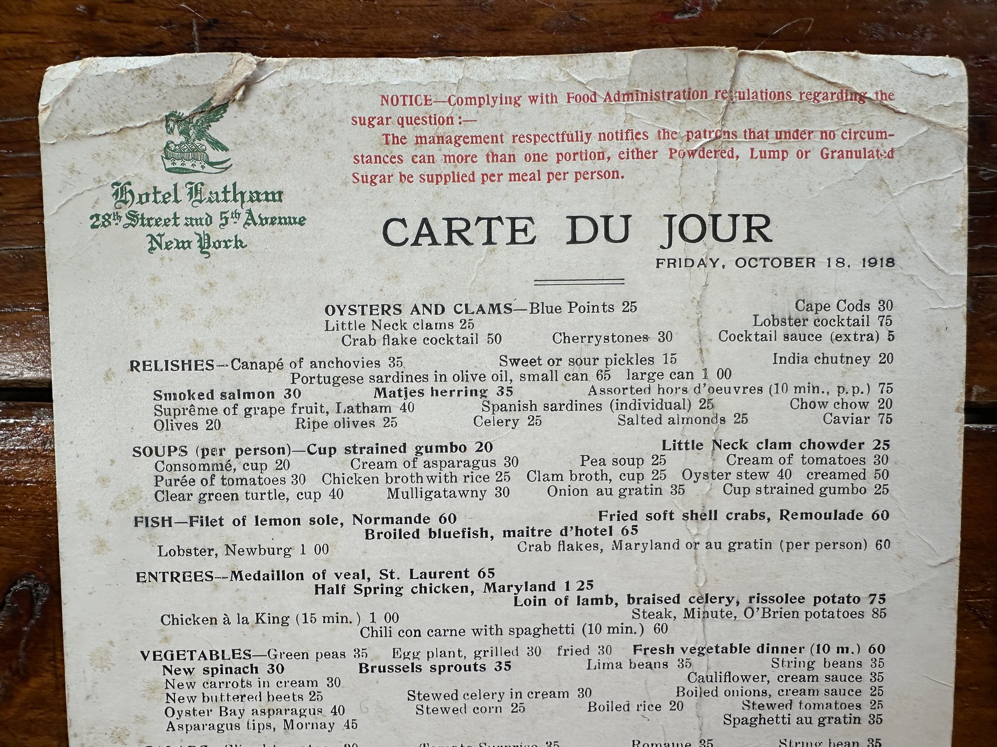 Lot 76- Late 1800s-1900s NYC Menus - Angelo Morello Broadway - Hotel ...