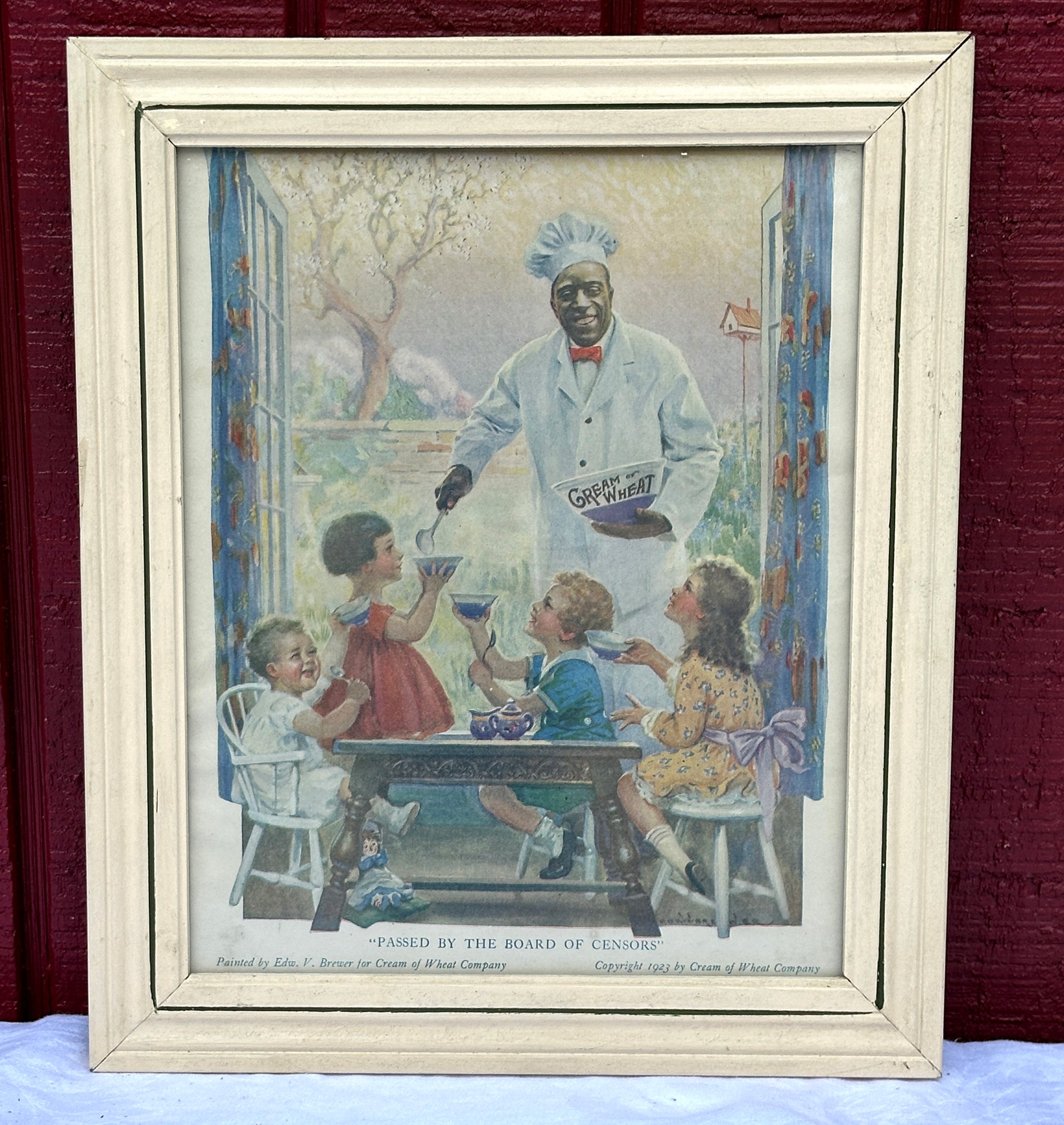 Lot 374 - 1923 Cream Of Wheat Advertising Magazine Page Print - Wall ...
