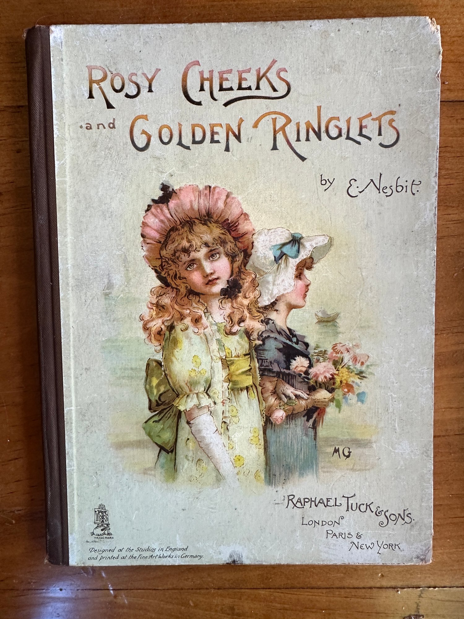 Lot 389SES - 1800s Rosy Cheeks & Golden Ringlets Childrens Book - E ...