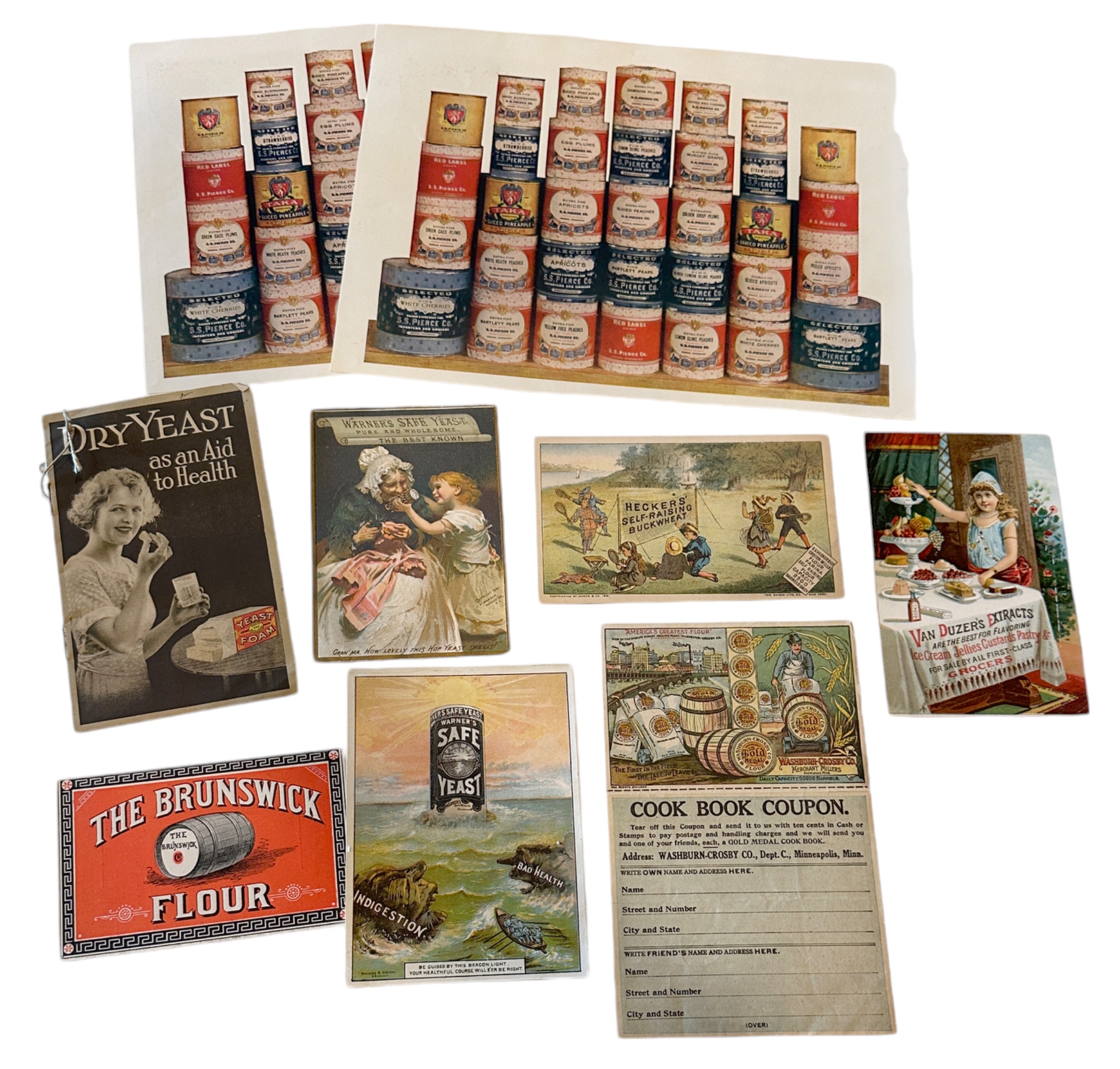 Lot 311- Late 1800s - Early 1900s - Gold Medal Flour - Yeast - Extracts ...