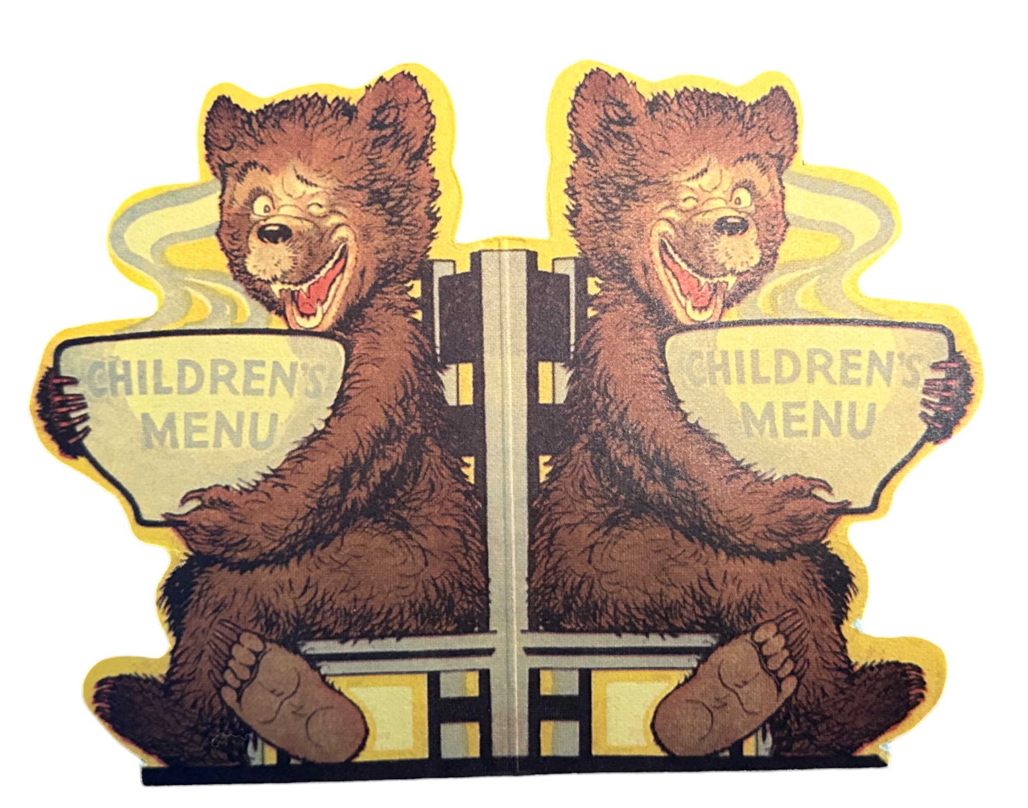 Lot 347 - Cool 1940-1950s Union Pacific Railway Railroad Die Cut Bear ...