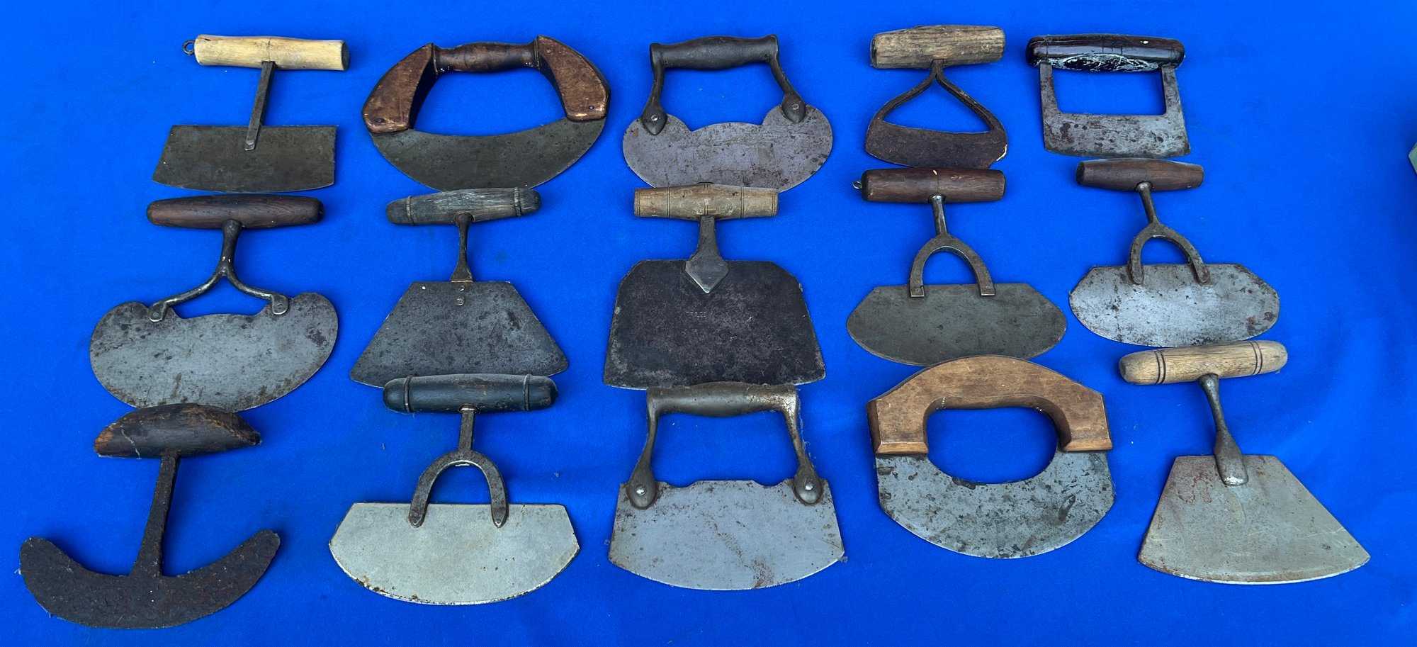 Lot 708- Primitive Antique Early Kitchen Choppers - Farmhouse Decor ...