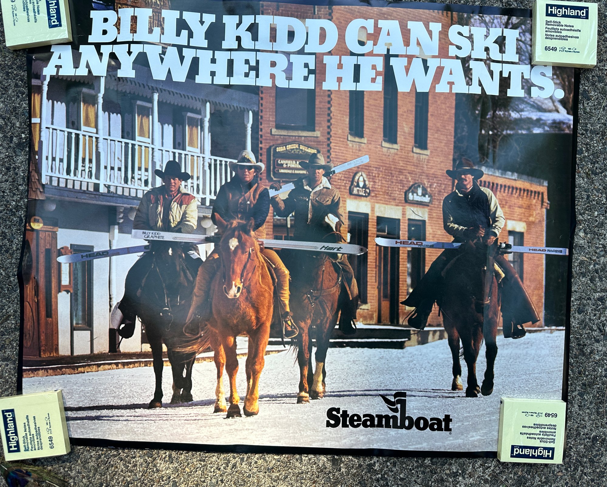 Lot 24 - Movie Poster Billy The Kidd Can Ski - Steamboat Springs - 1964 ...
