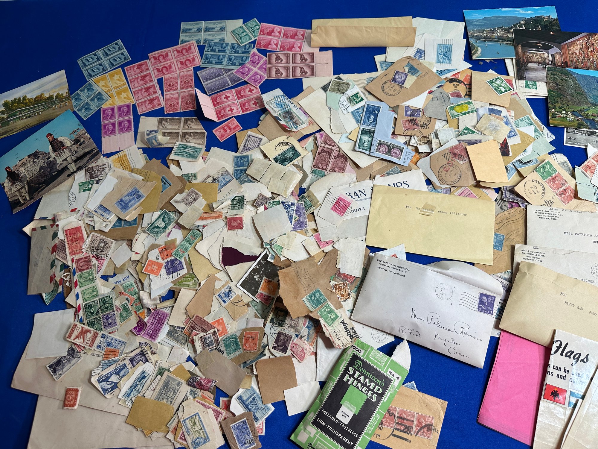Lot 246- 1950s Stamps Red Cross & Gold Star Mothers Uncanceled ...