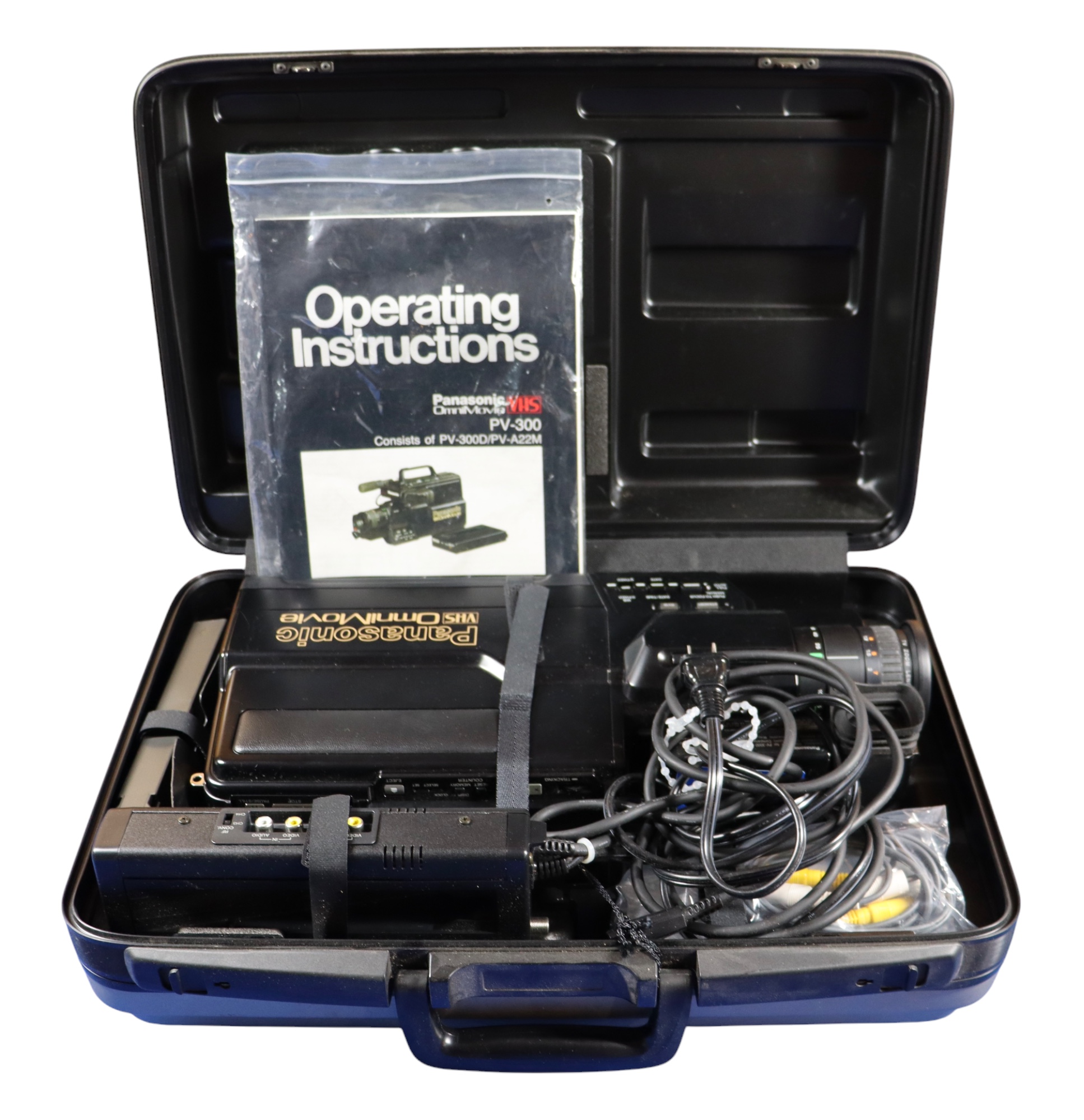 Lot 202 - 1980s Panasonic Omni Movie VHS Camera & Hard Case Model PV ...
