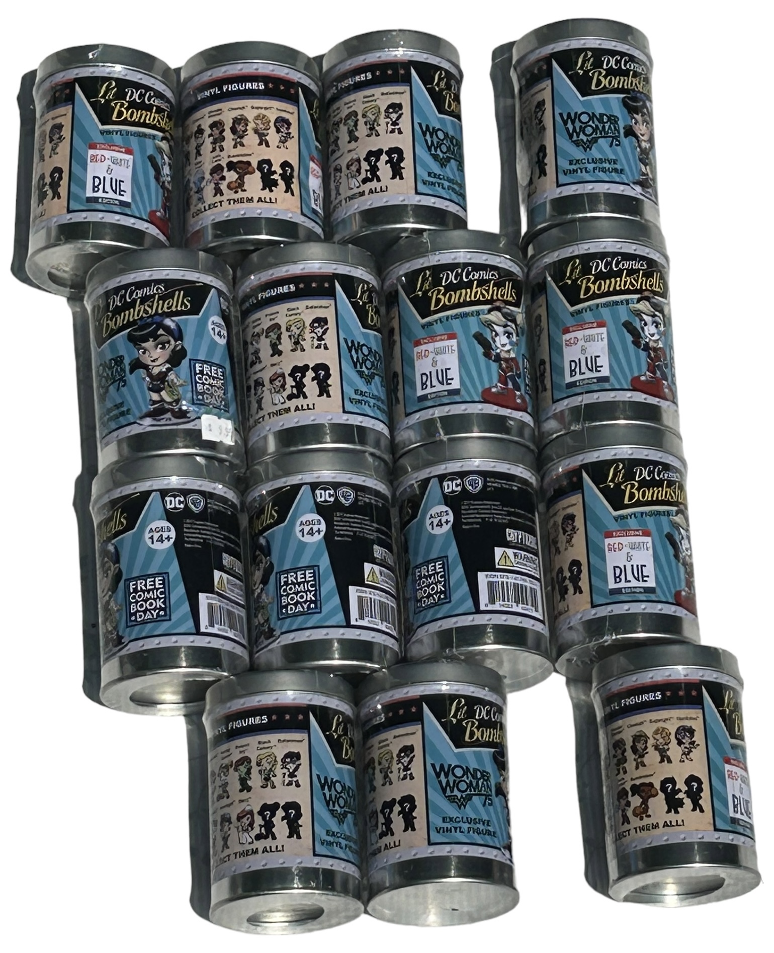 Lot 204KR- Lot Of 15 Lil DC Comics Bombshells All Sealed New #16640 ...