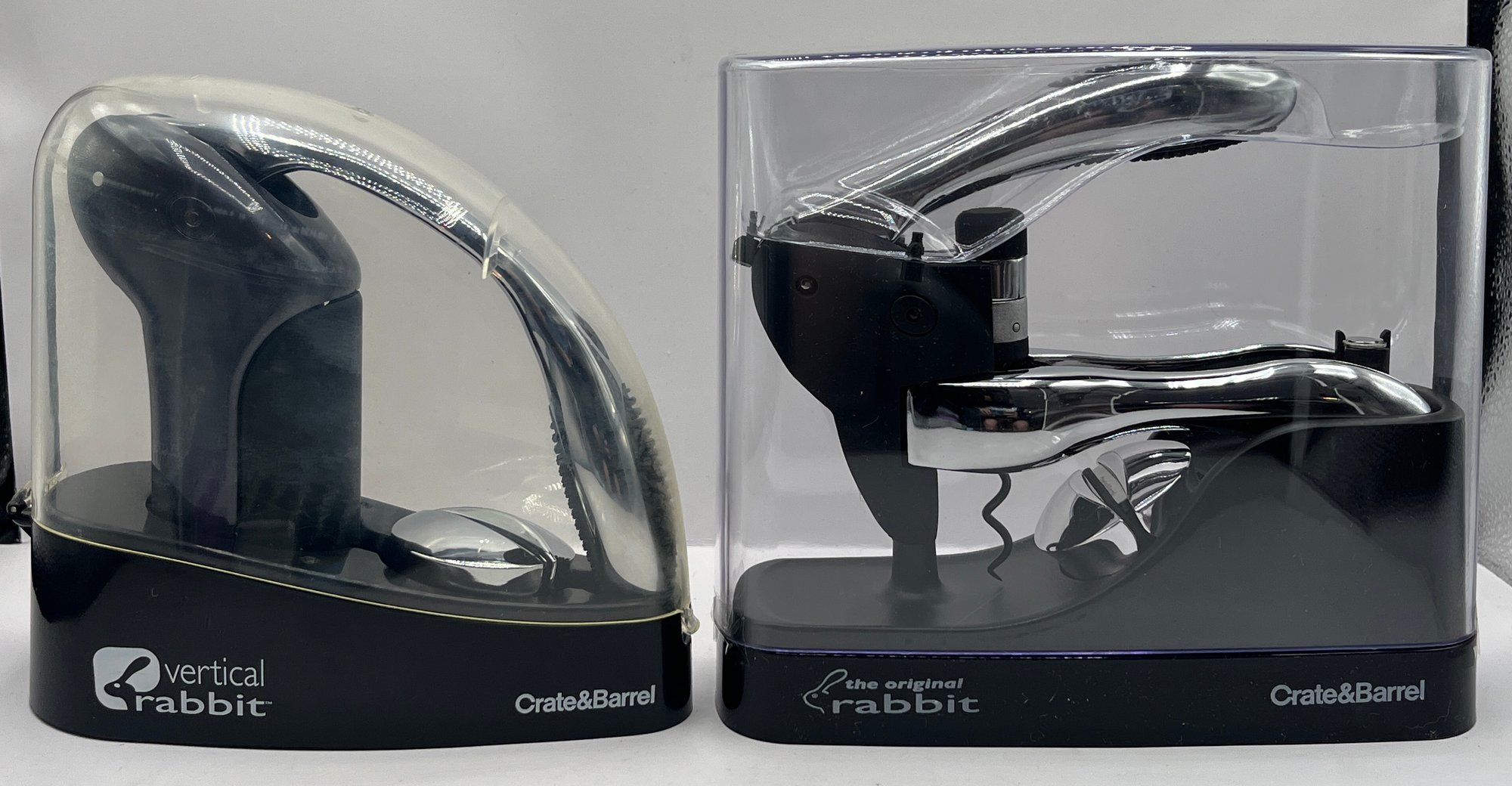 Crate & Barrel The Original Rabbit & The Vertical Rabbit Wine Openers ...