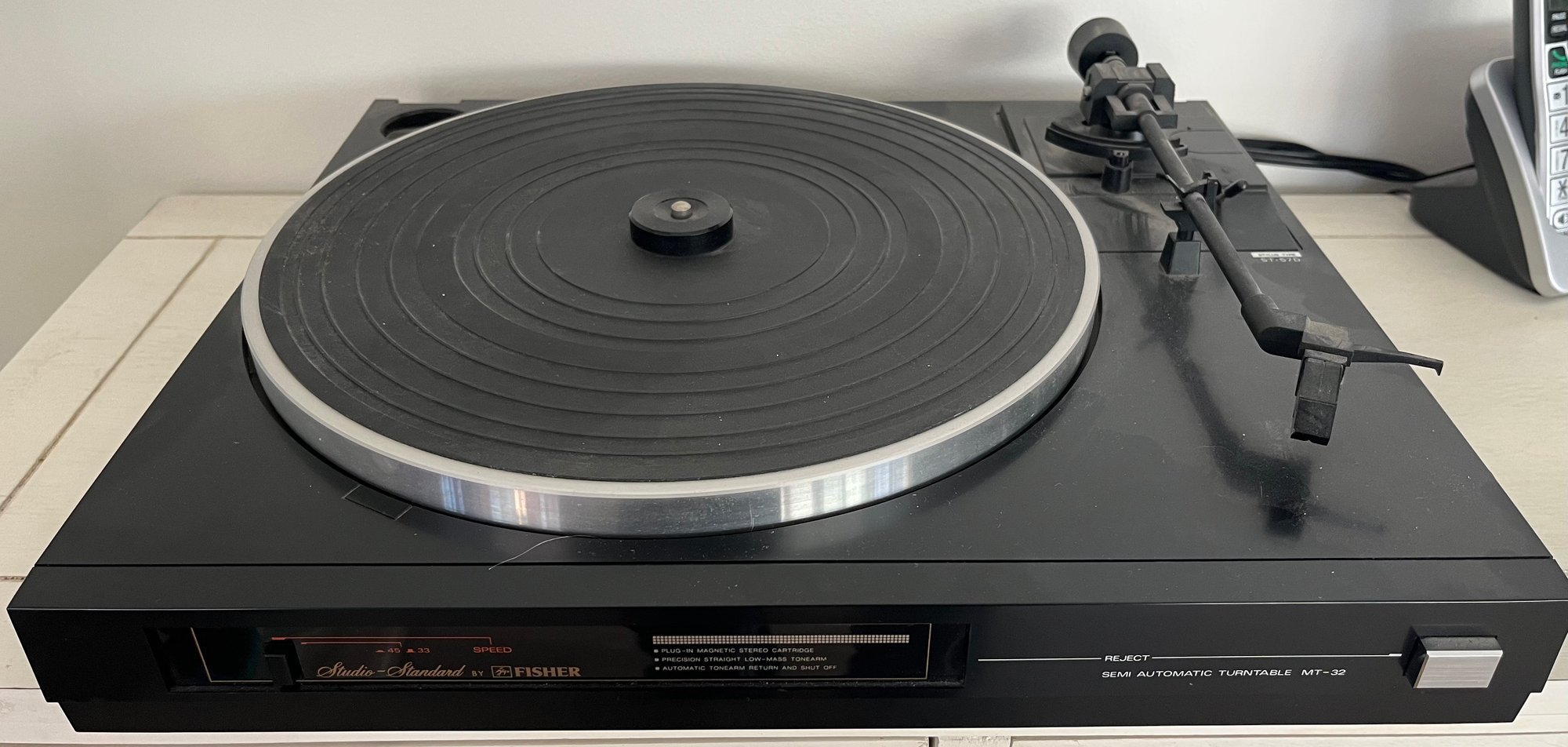 Fisher Stereo Turntable - Model MT-32C #79534 | Auctionninja.com