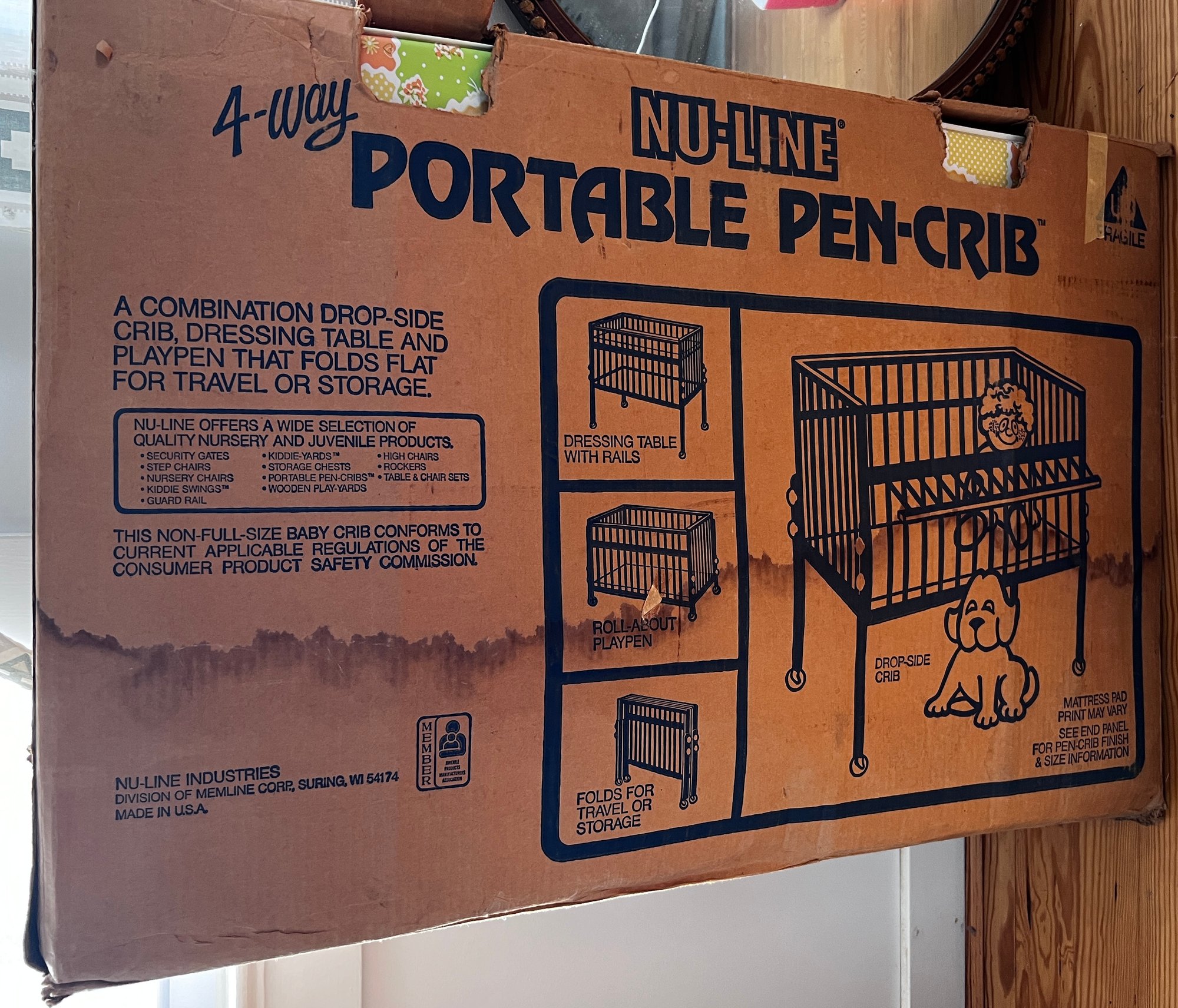 Nu-Line 4 Way Portable Pen Crib #104595 | Auctionninja.com